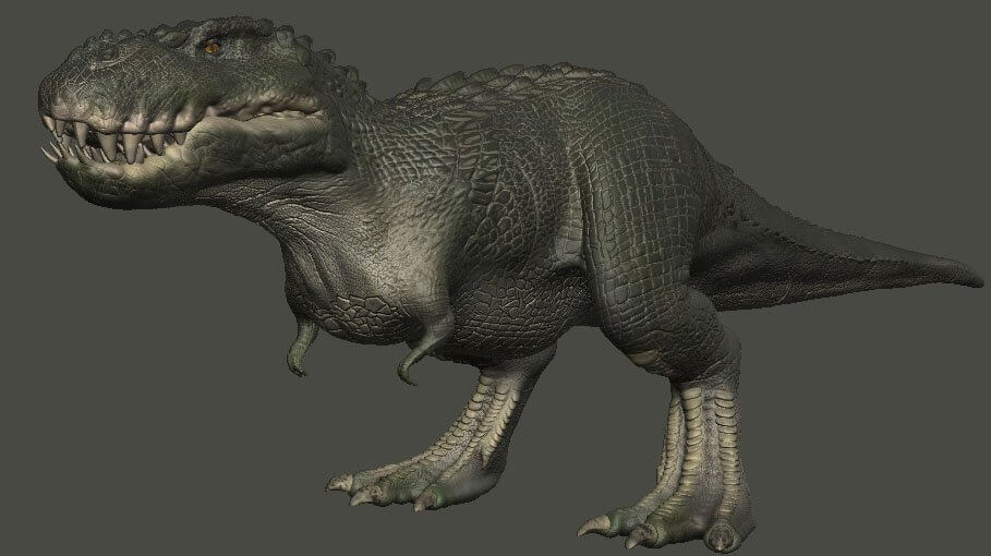 V Rex - 3D Model by jaka ardian