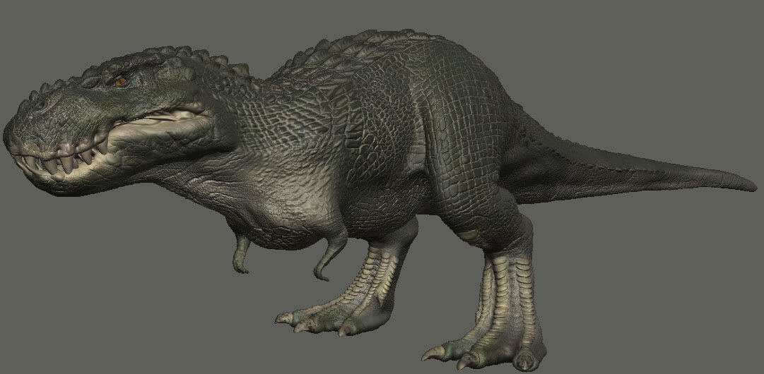 V Rex - 3D Model by jaka ardian