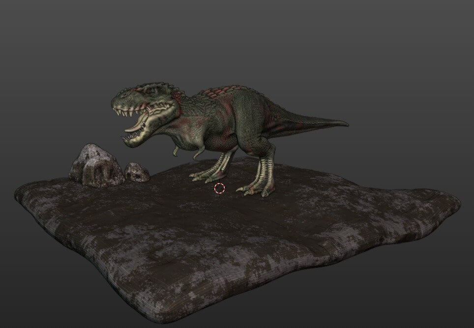 V Rex - 3D Model by jaka ardian