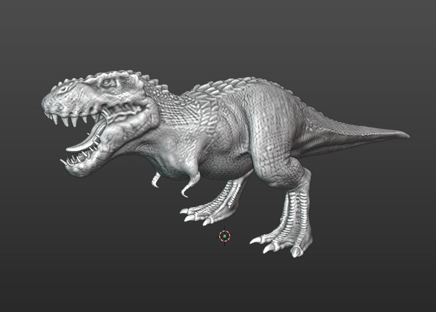 V Rex - 3D Model by jaka ardian