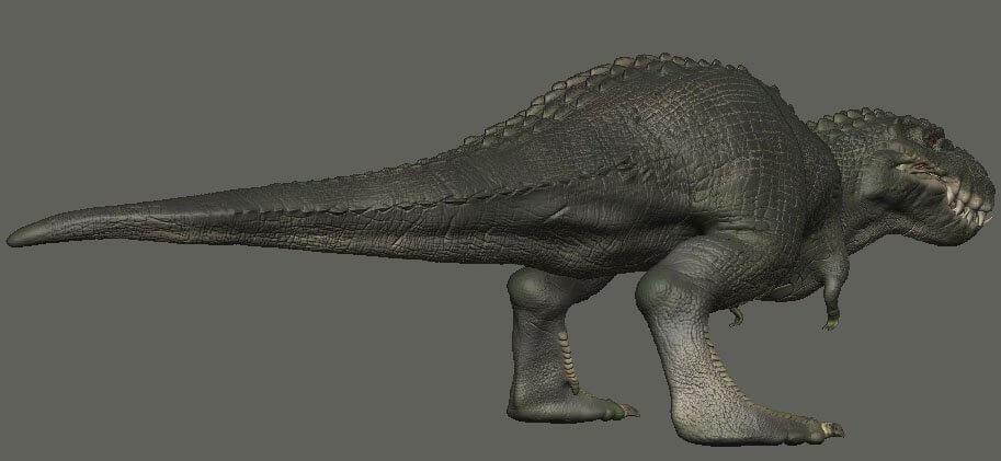 V Rex - 3D Model by jaka ardian