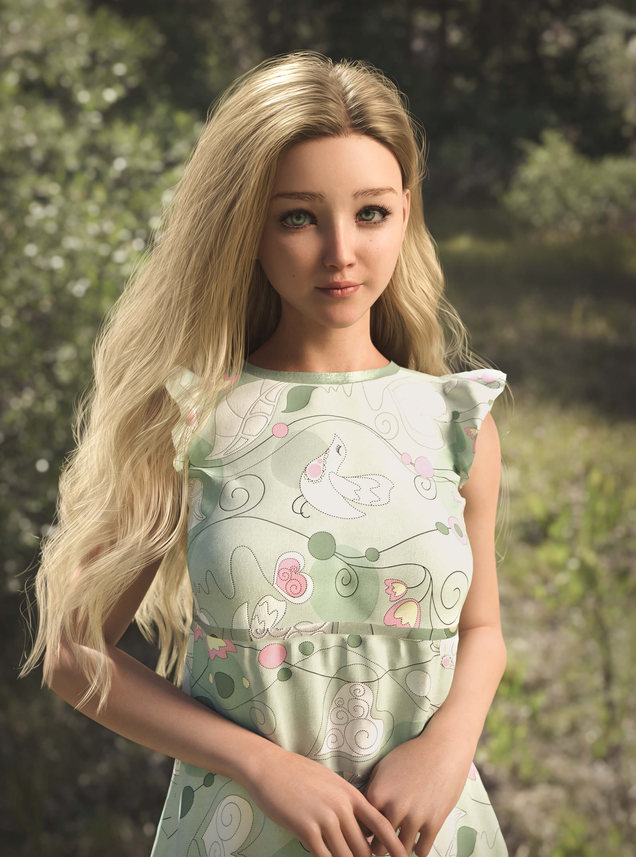 Blake portraits 3D Render, Digital Art by jakonoid