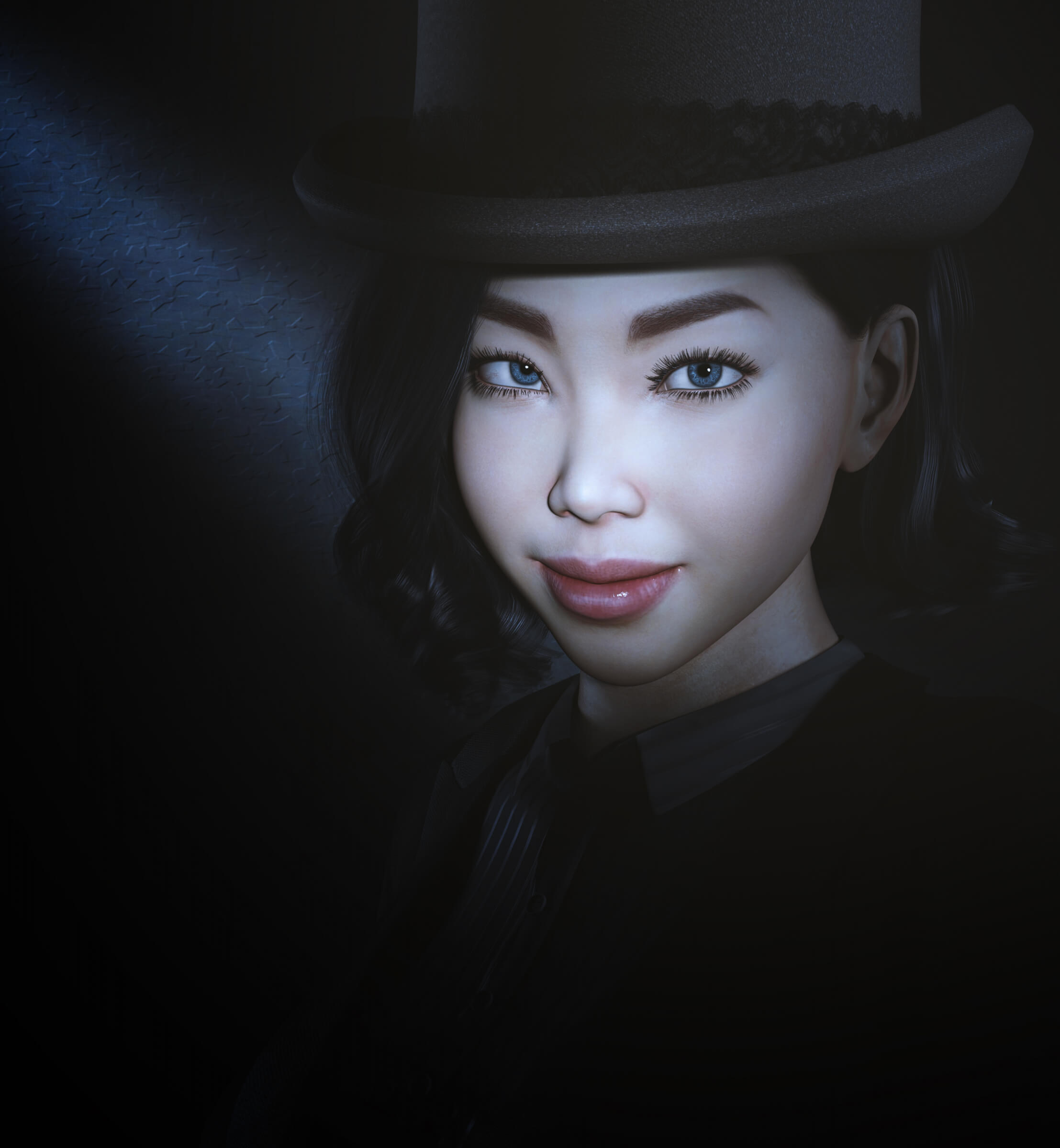 Estella portrait 3D Render, Digital Art by jakonoid