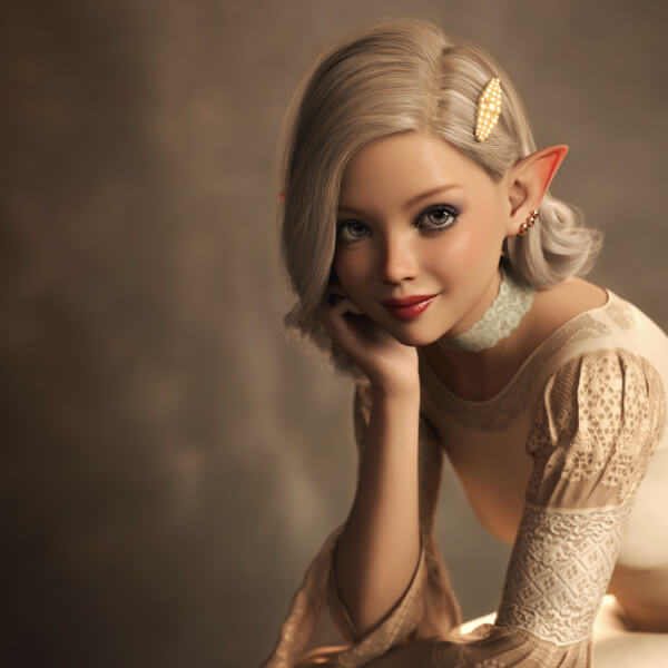 Lucyfer portrait 3D Render | RenderHub Gallery