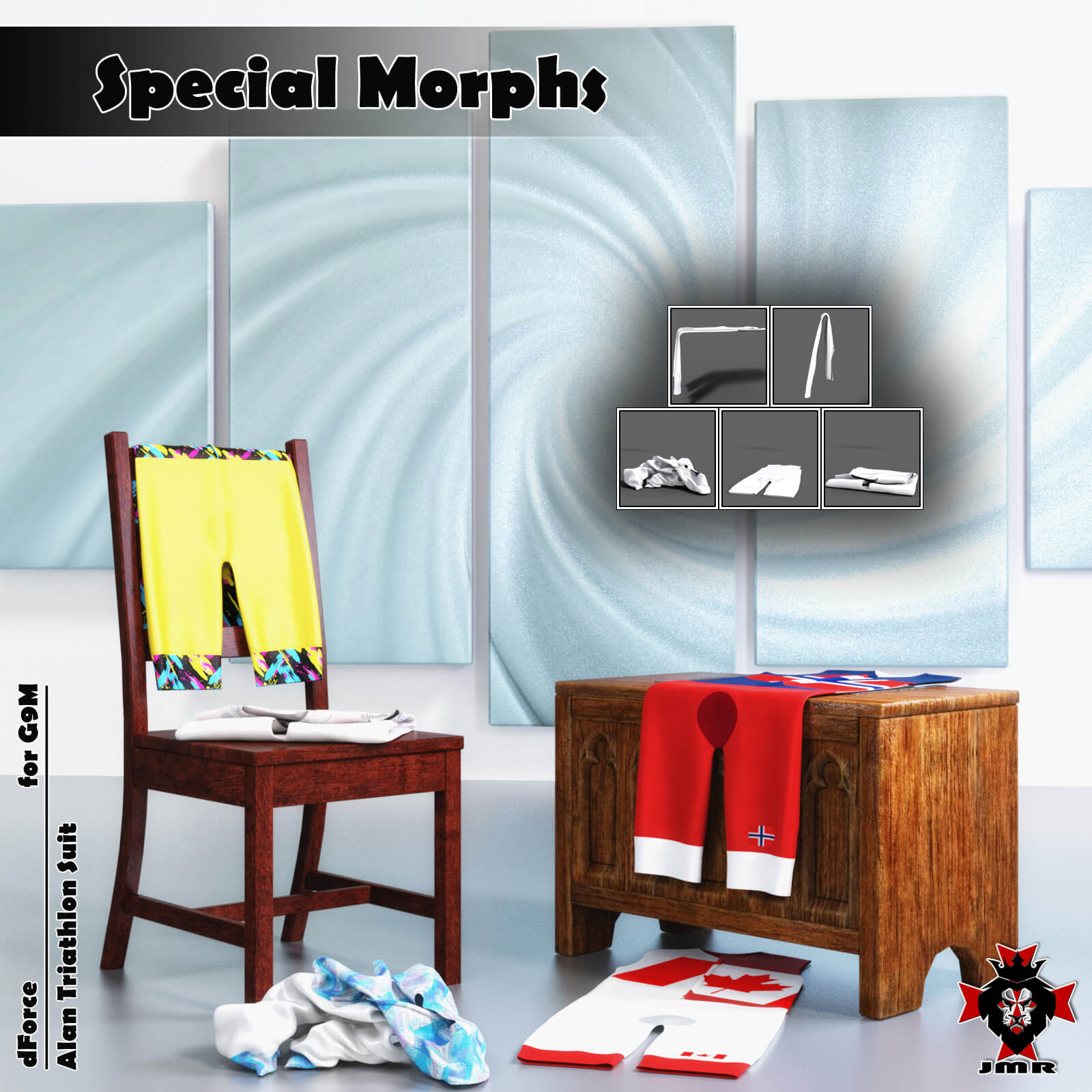 JMR dForce Alan Triathlon Suit for G9M - Daz Content by JaMaRe