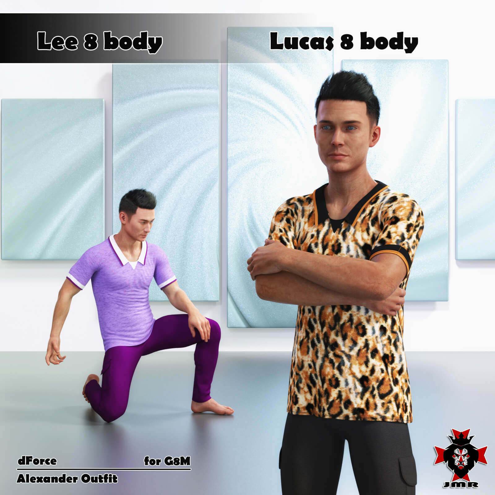 JMR dForce Alexander Outfit for G8M - Daz Content by JaMaRe