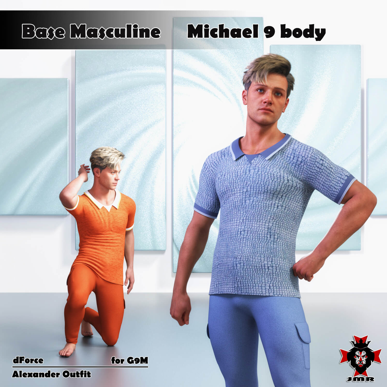 JMR dForce Alexander Outfit for G9M - Daz Content by JaMaRe