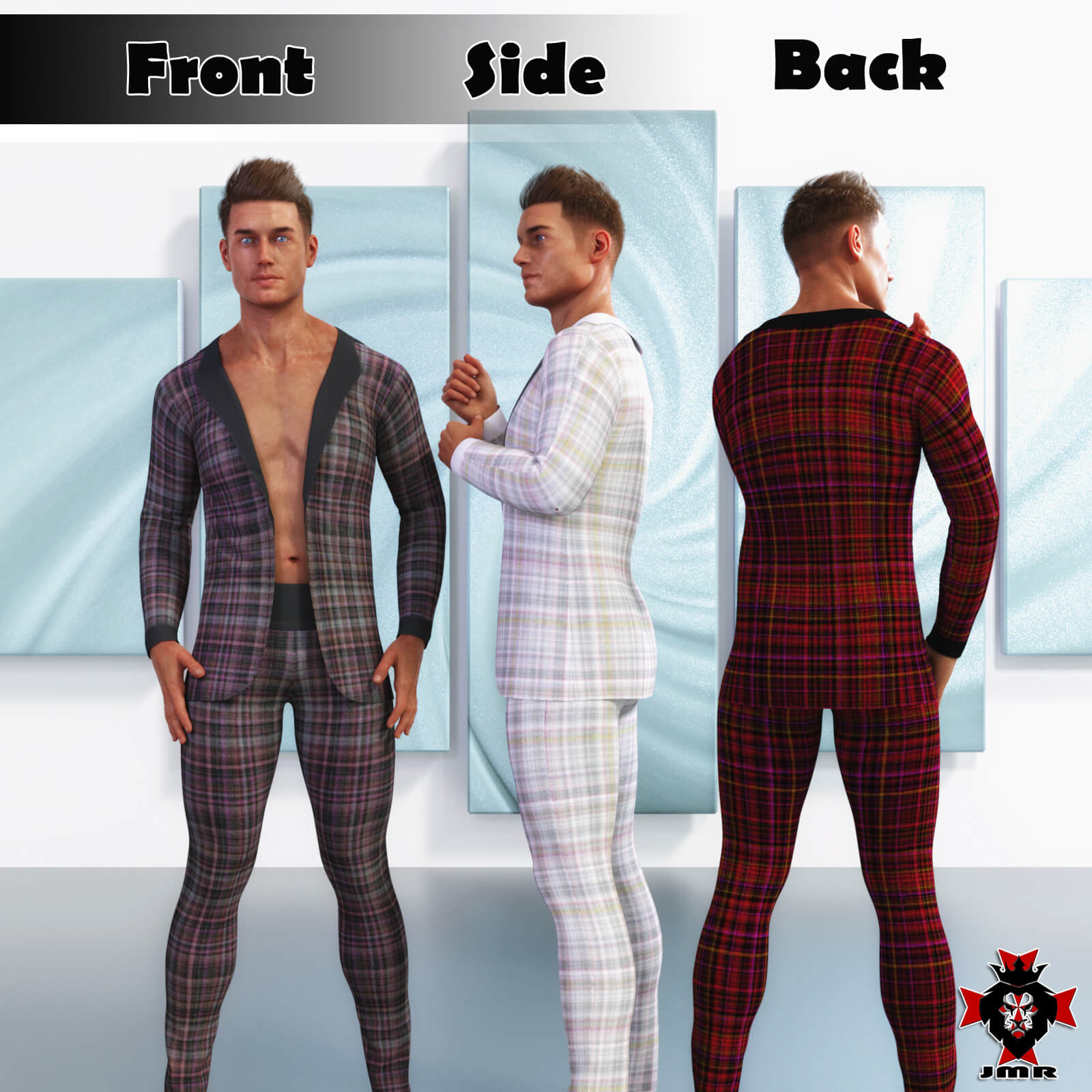 JMR dForce Damian Outfit for G8M - Daz Content by JaMaRe