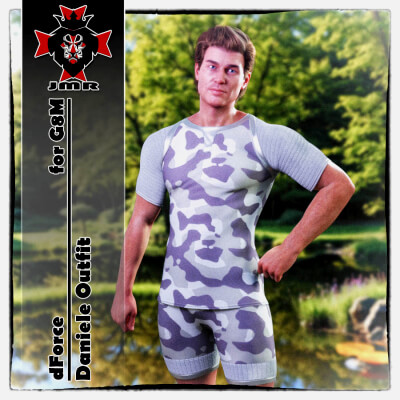 JMR dForce Daniele Outfit for G8M - Daz Content by JaMaRe