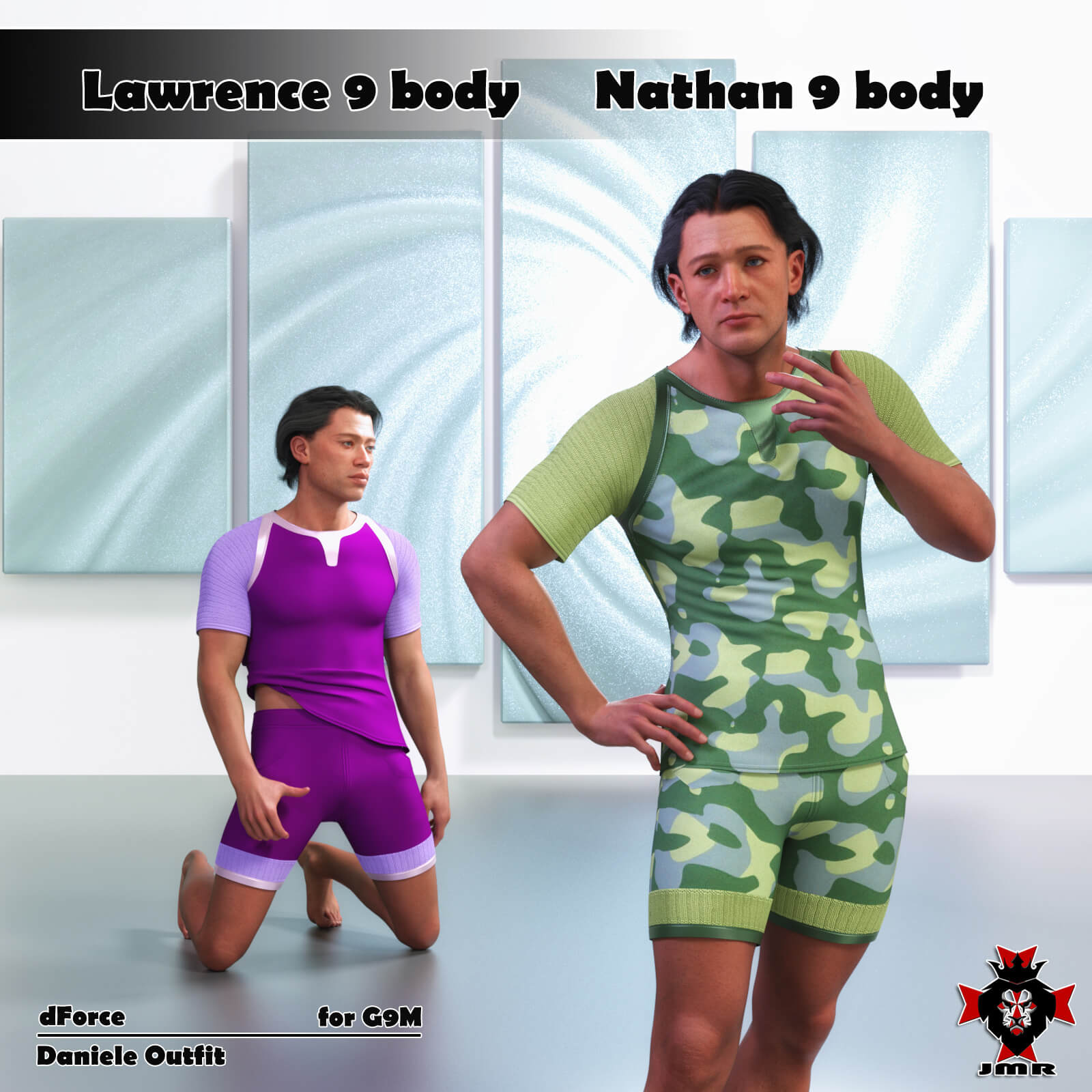 JMR dForce Daniele Outfit for G9M - Daz Content by JaMaRe