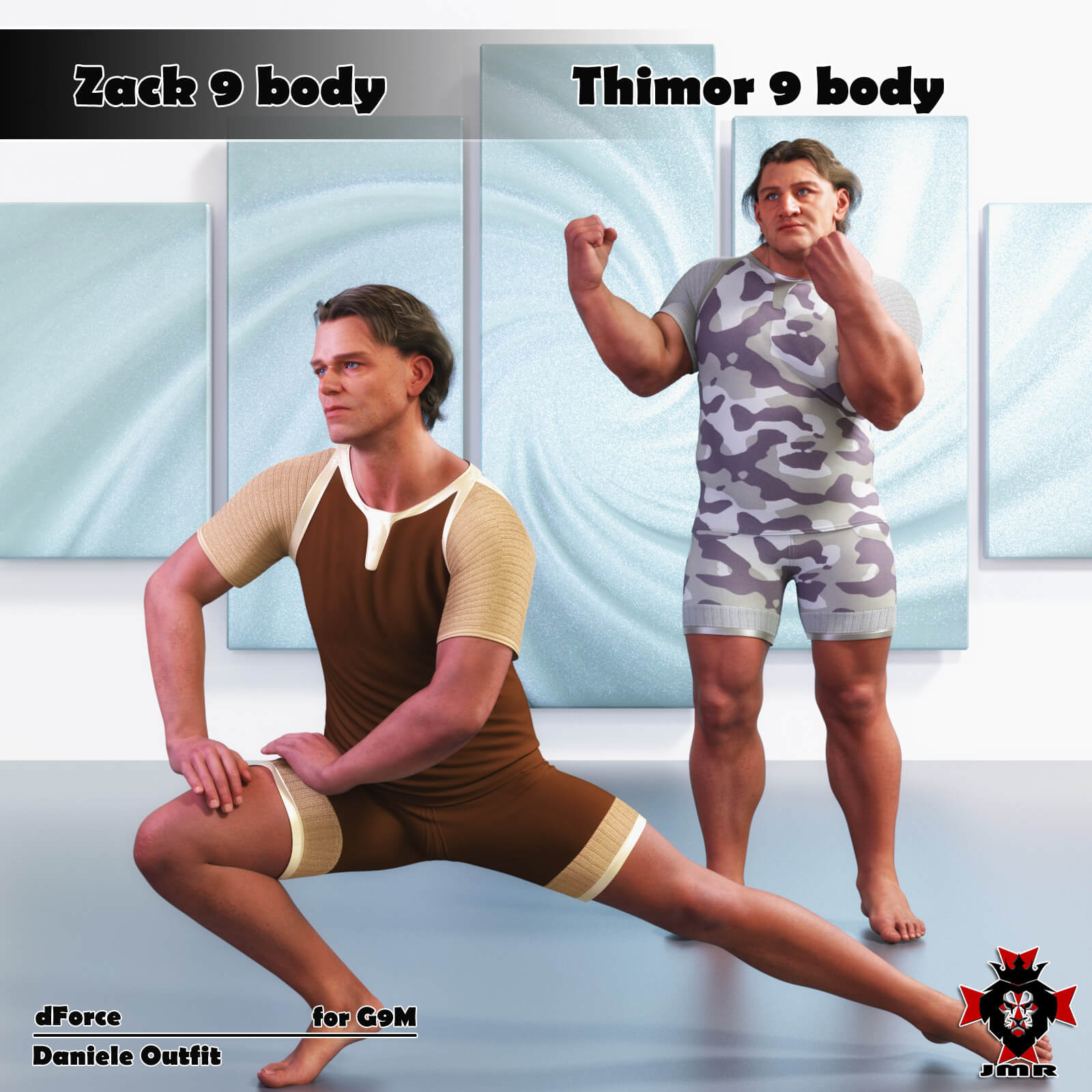 JMR dForce Daniele Outfit for G9M - Daz Content by JaMaRe