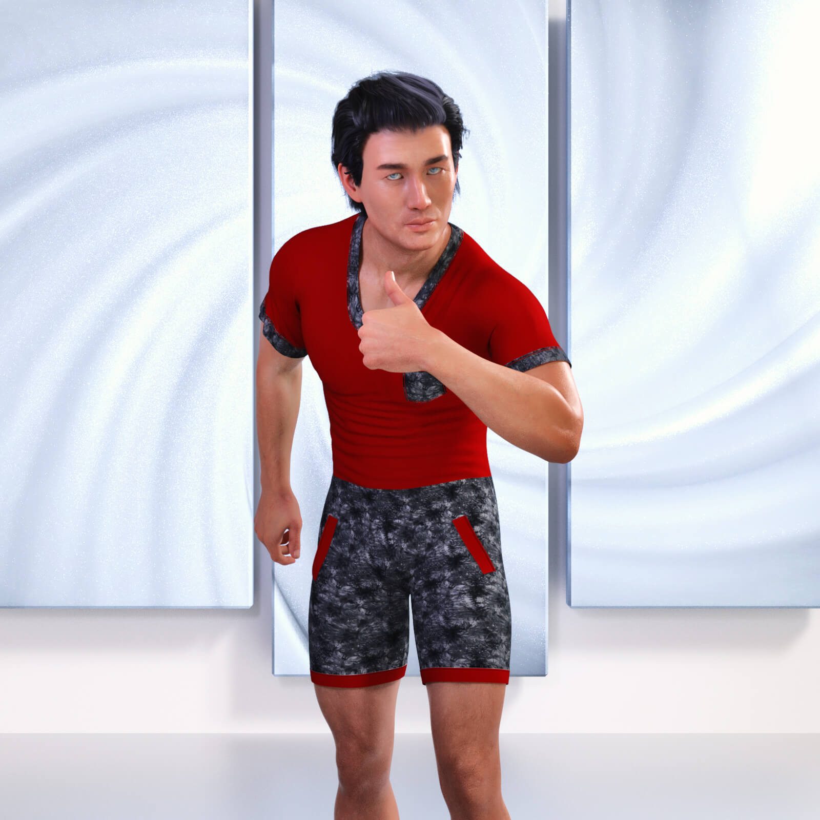 JMR dForce Denis Nightwear for G8M - Daz Content by JaMaRe