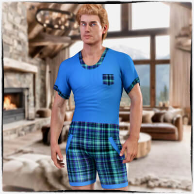 JMR dForce Denis Nightwear for G8M - Daz Content by JaMaRe