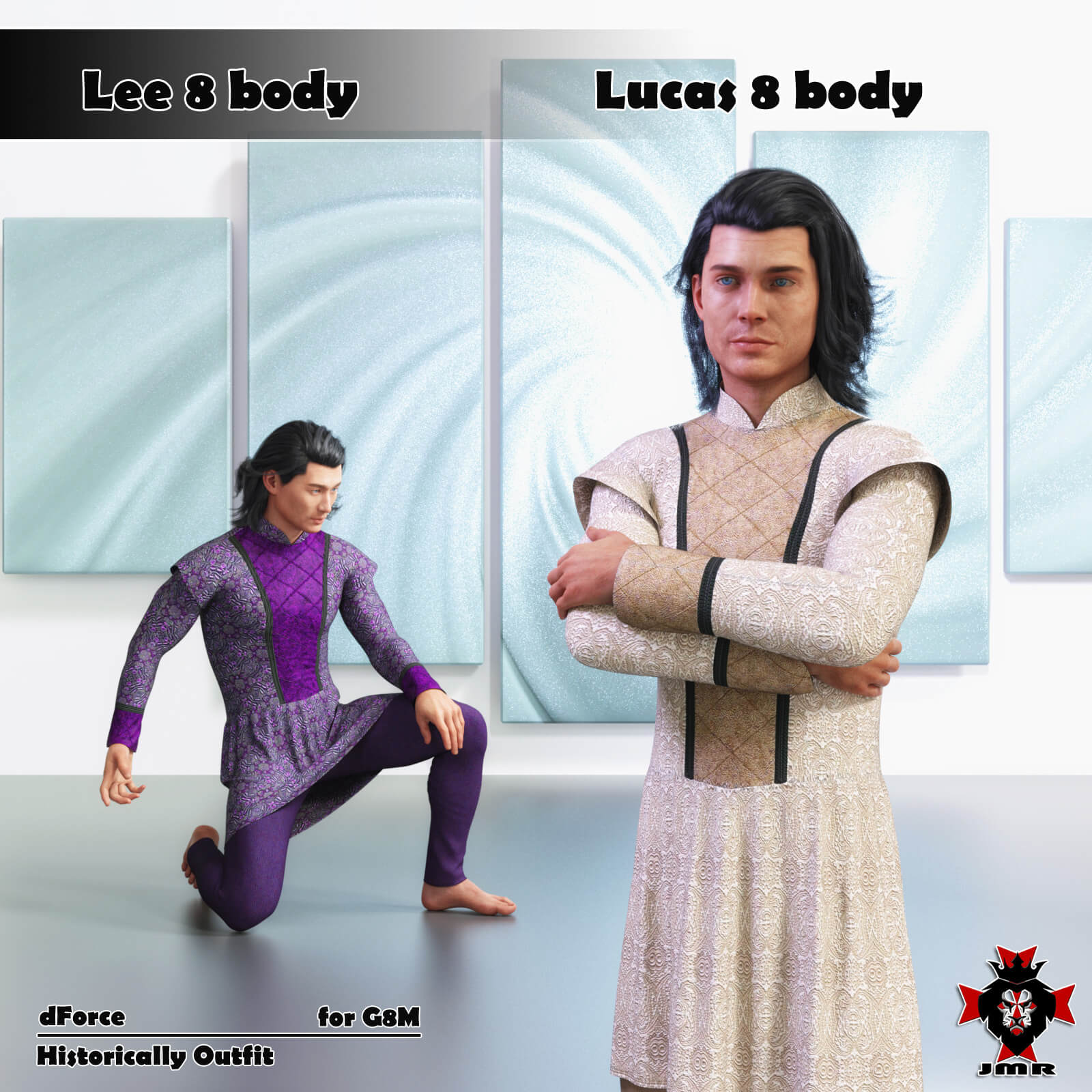 JMR dForce Historically Outfit for G8M - Daz Content by JaMaRe