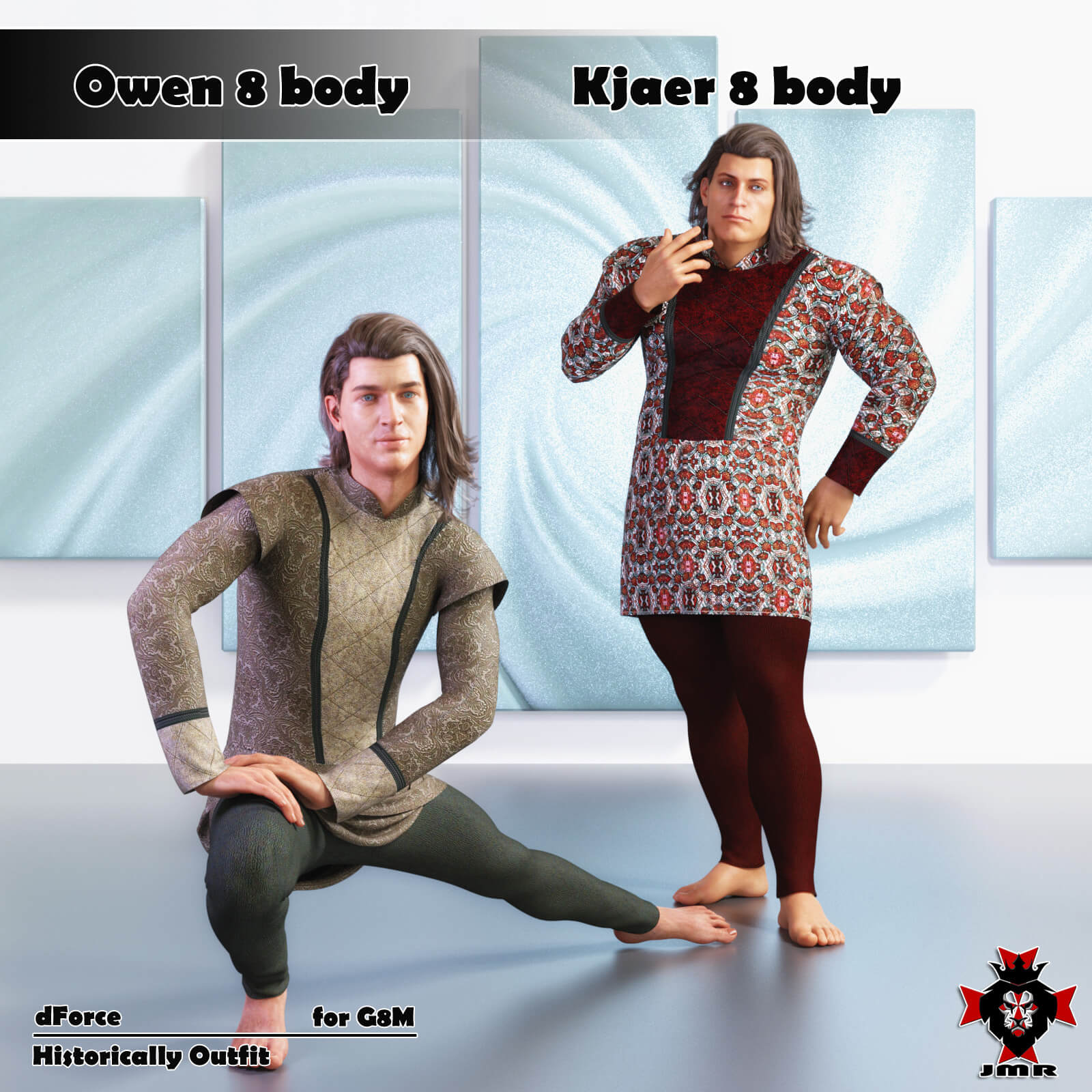 JMR dForce Historically Outfit for G8M - Daz Content by JaMaRe