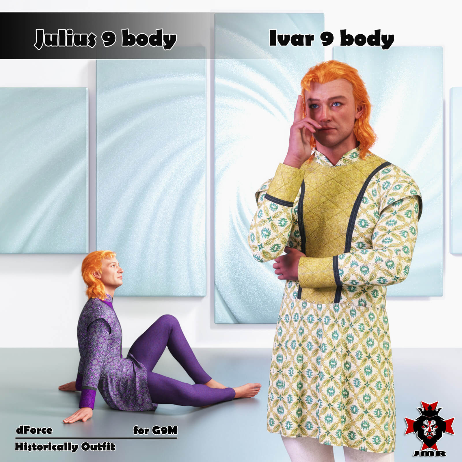 JMR dForce Historically Outfit for G9M - Daz Content by JaMaRe