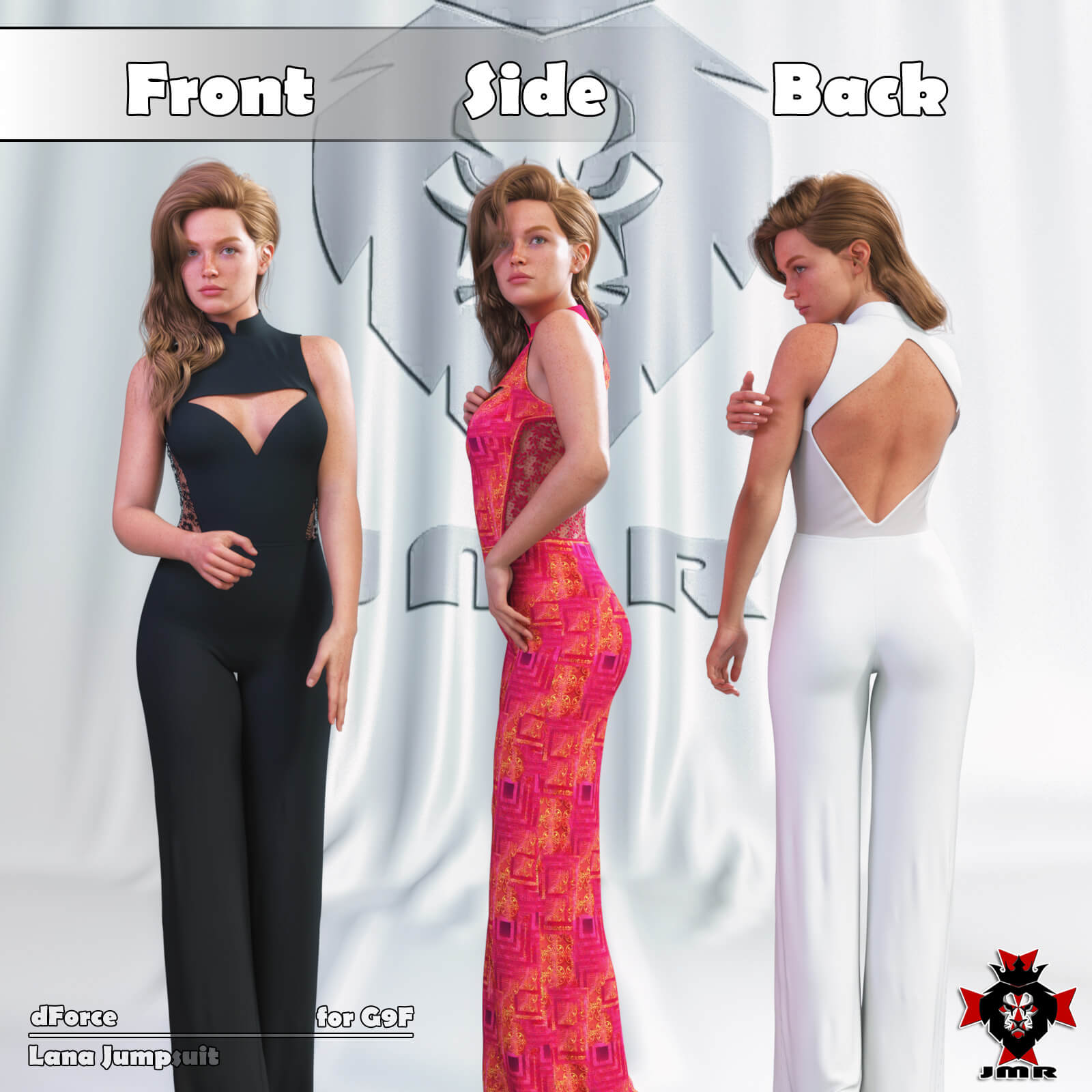 JMR dForce Lana Jumpsuit for G9F - Daz Content by JaMaRe