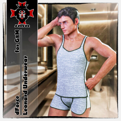 JMR dForce Leonard Underwear for G8M - Daz Content by JaMaRe