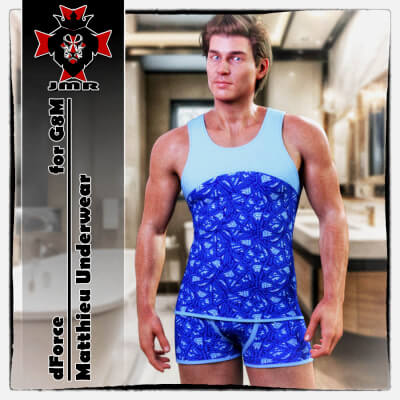 JMR dForce Matthieu Underwear for G8M - Daz Content by JaMaRe