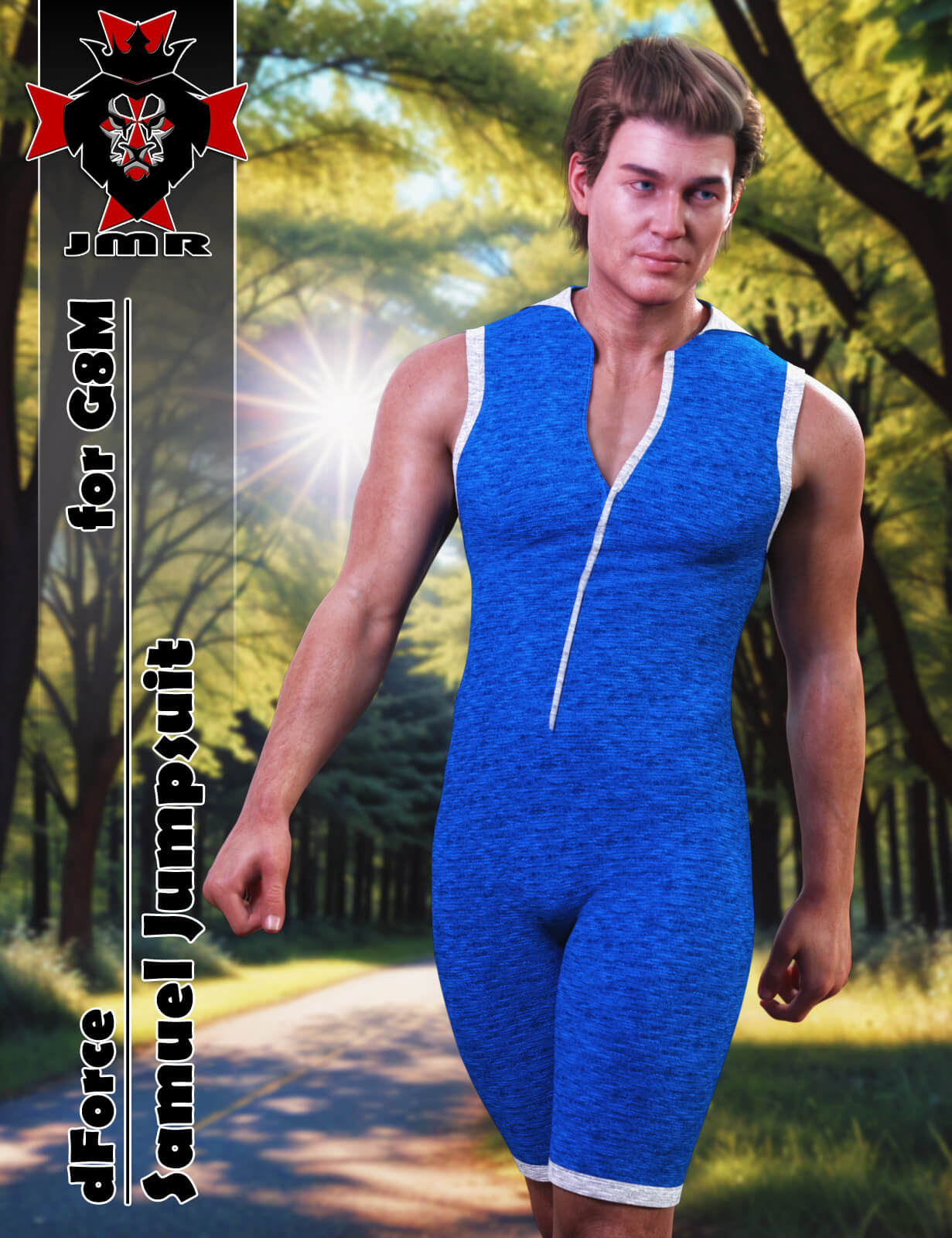 JMR dForce Samuel Jumpsuit for G8M - Daz Content by JaMaRe