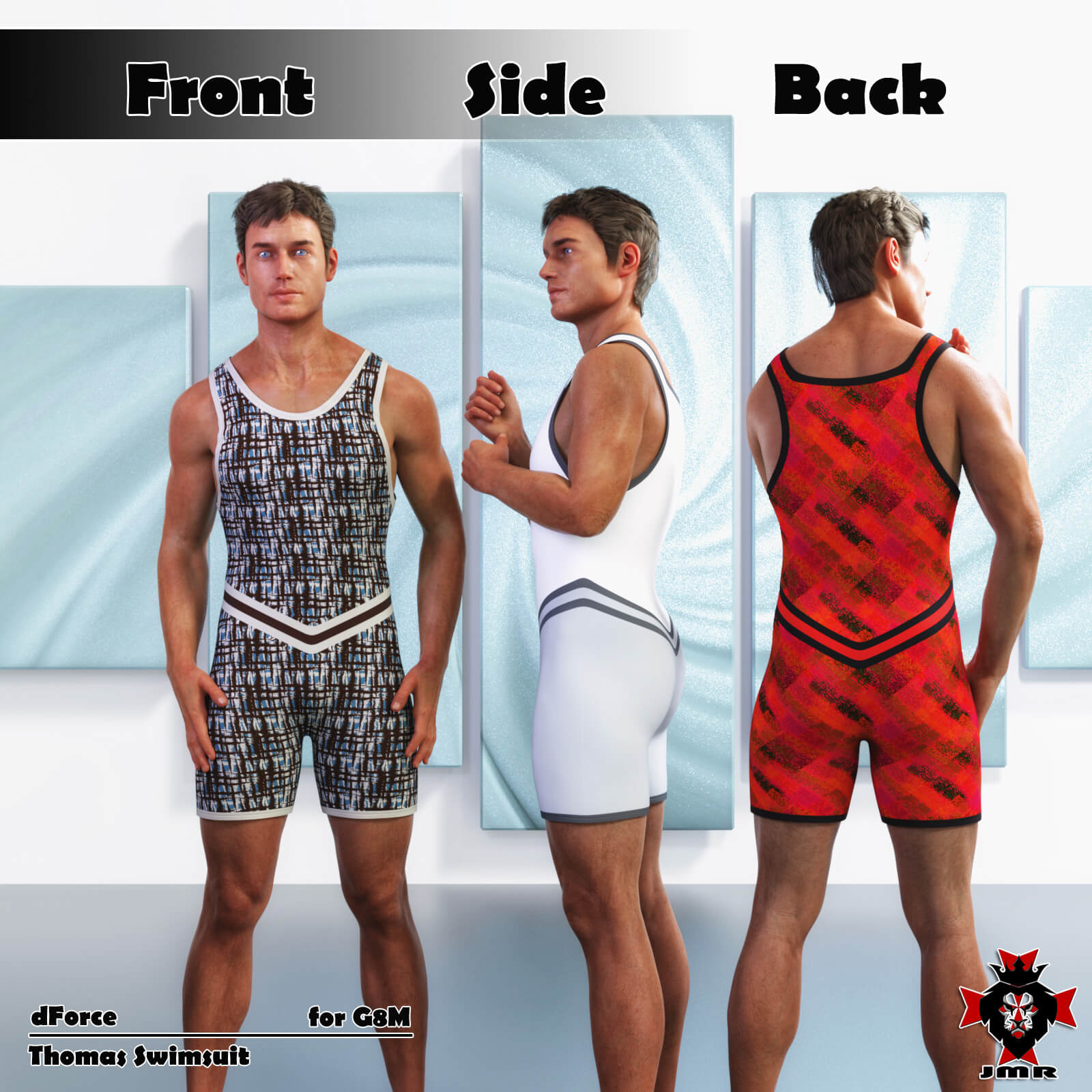 JMR dForce Thomas Swimsuit for G8M - Daz Content by JaMaRe