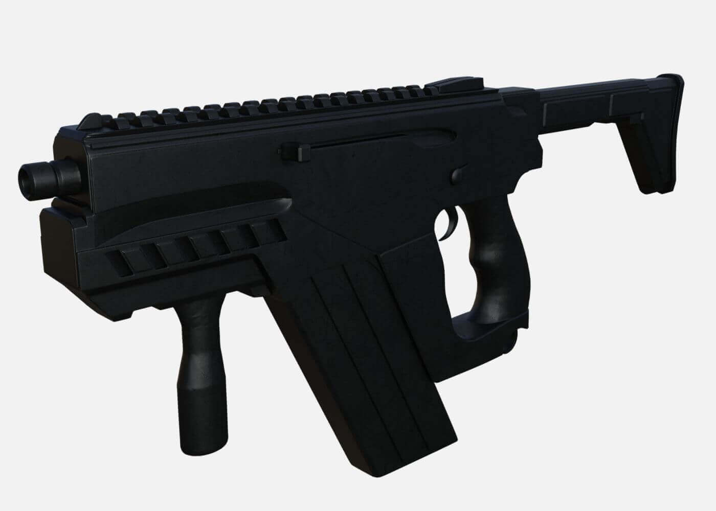 KSR 29 Sniper Rifle and M33 Submachine Gun - 3D Model by James Alexander