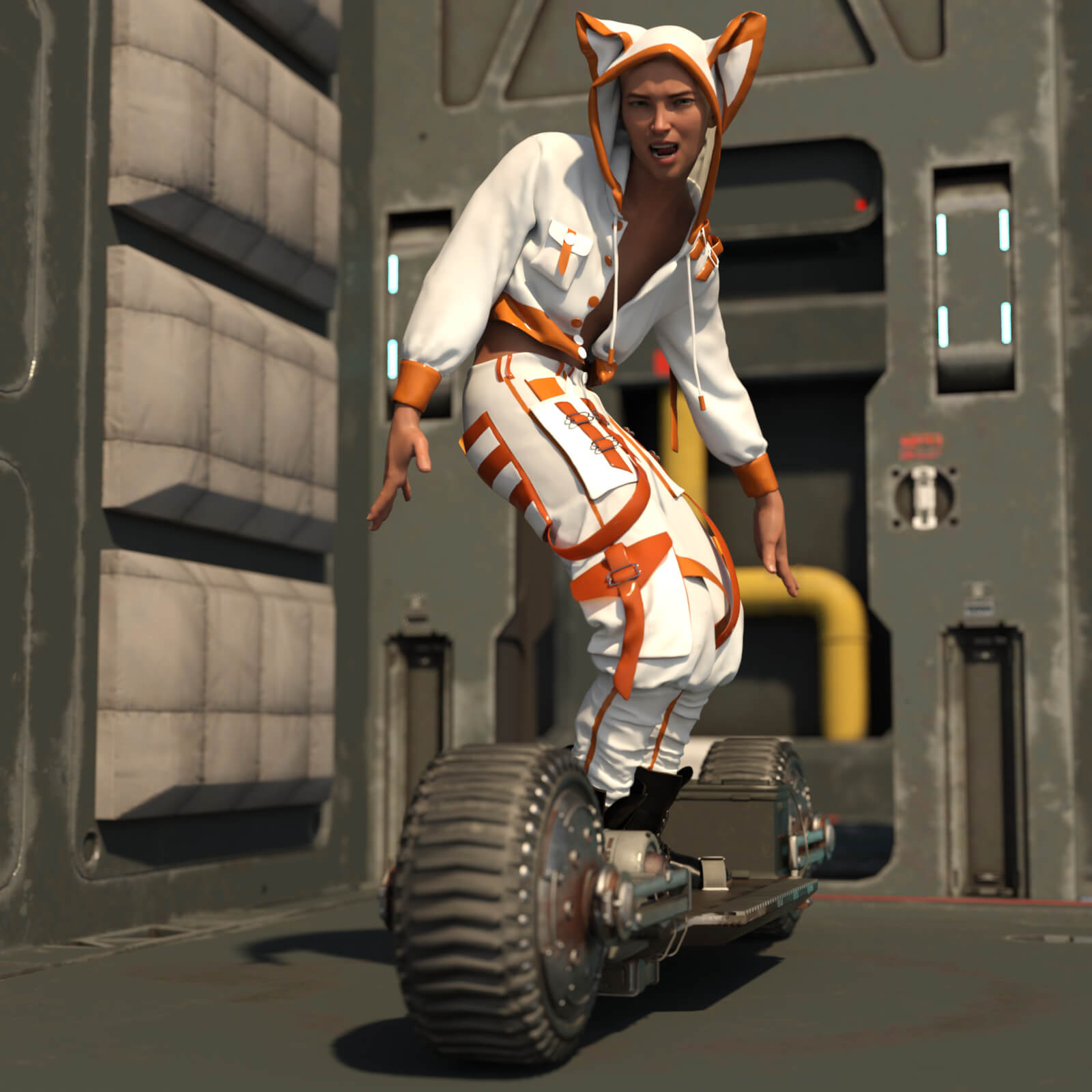 dForce Neko Outfit for Genesis 8 Male - Daz Content by James Phillip