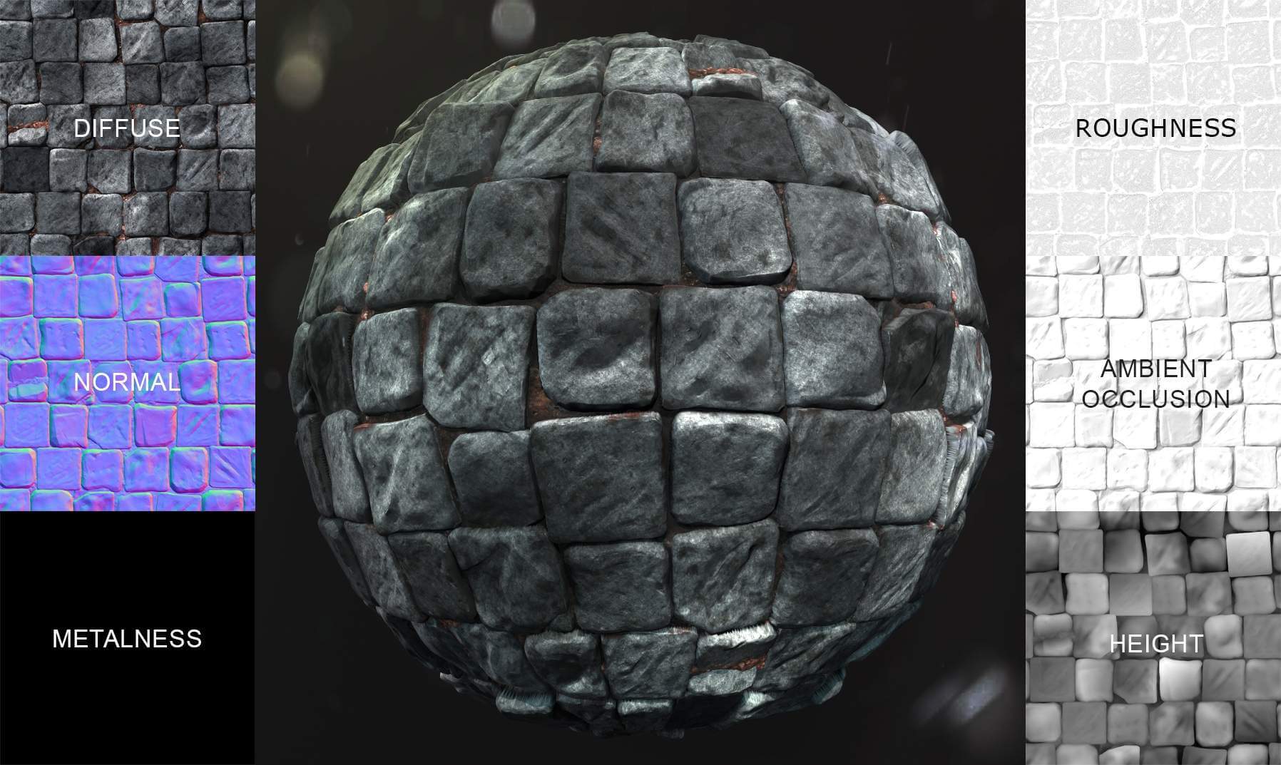 Seamless PBR Rocky Ground Textures - 3D Texture by jamesfaustino