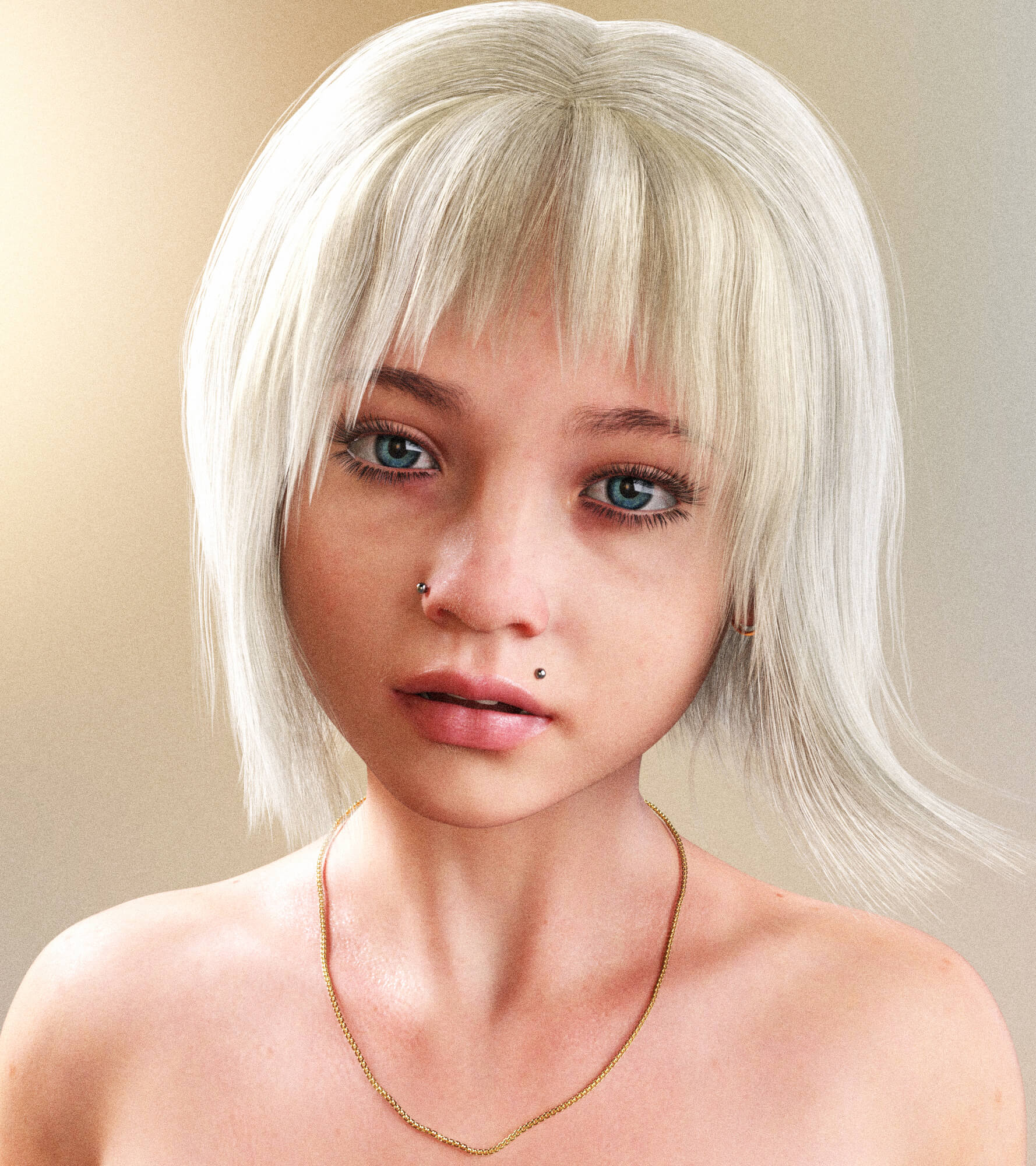 Kate New Hair 3D Render, Digital Art by jameshugh222