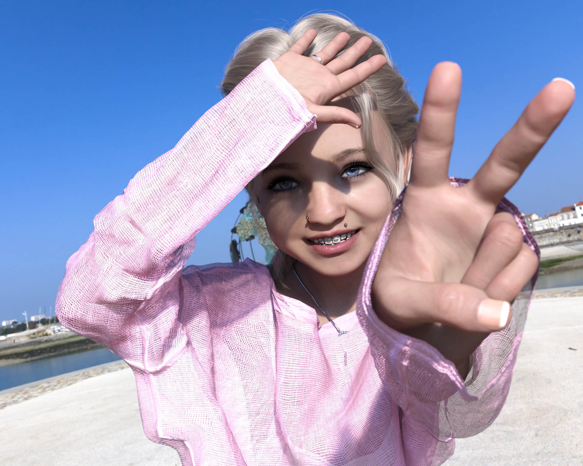 Kate travelling3 3D Render | RenderHub Gallery