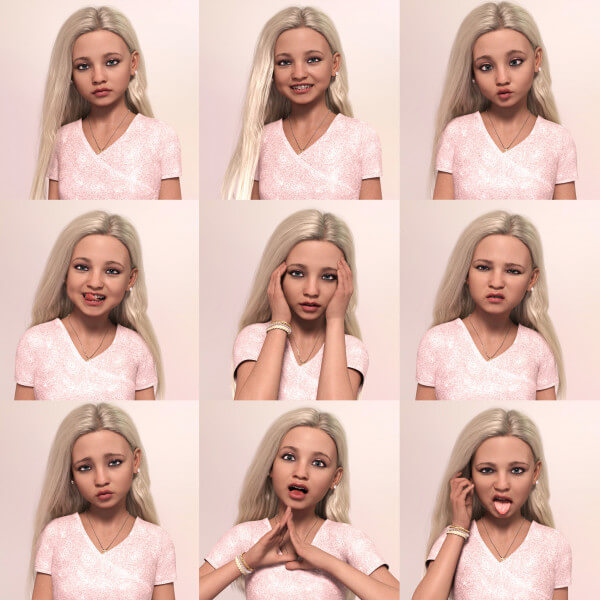 Kate bw2 3D Render | RenderHub Gallery