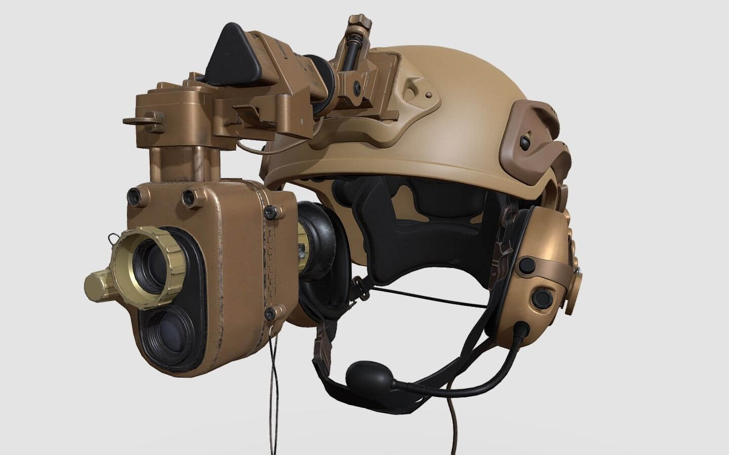 Helmet Night Vision - 3D Model by Jan Vancik