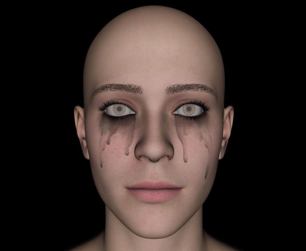 7 Running Makeup LIE Materials for Genesis 9 - Daz Content by janey