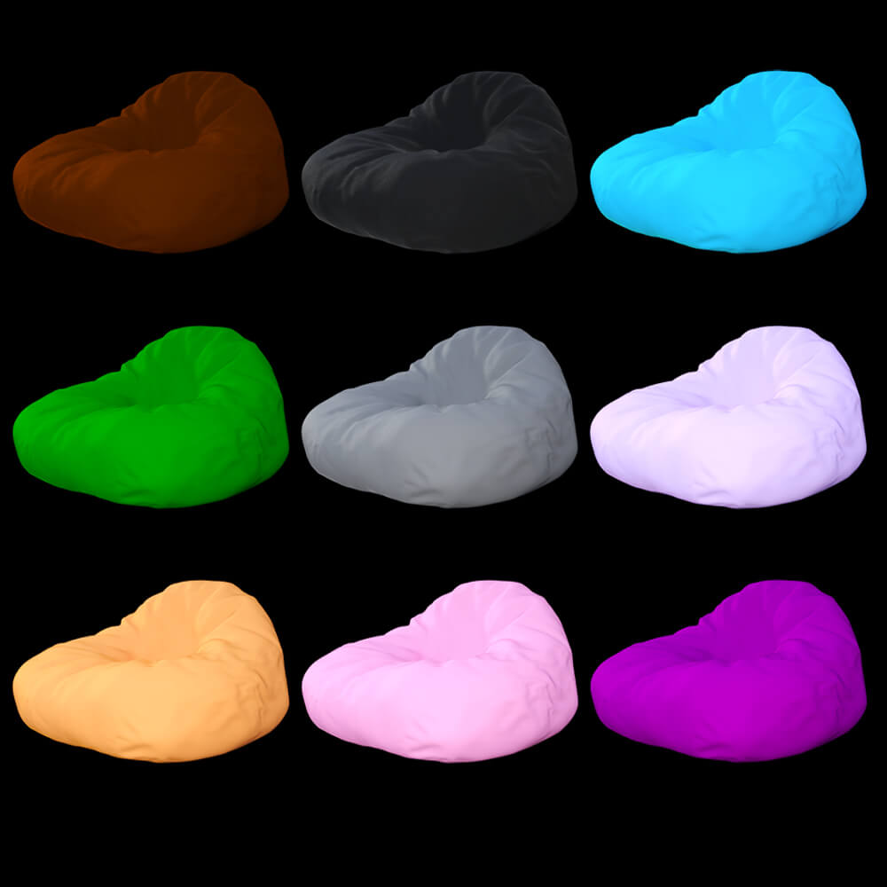 Bean Bag Prop and Poses for Genesis 9 - Daz Content by janey