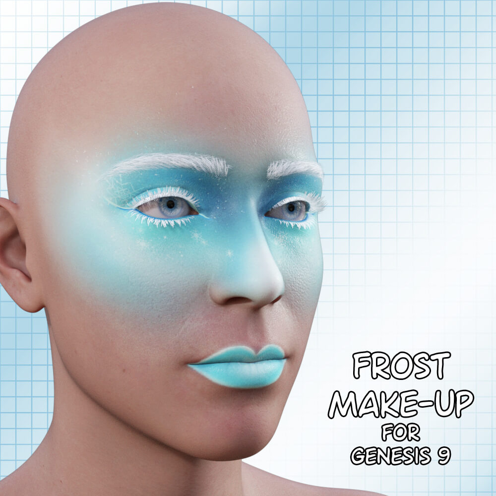Frost Makeup for Genesis 9 - Daz Content by janey