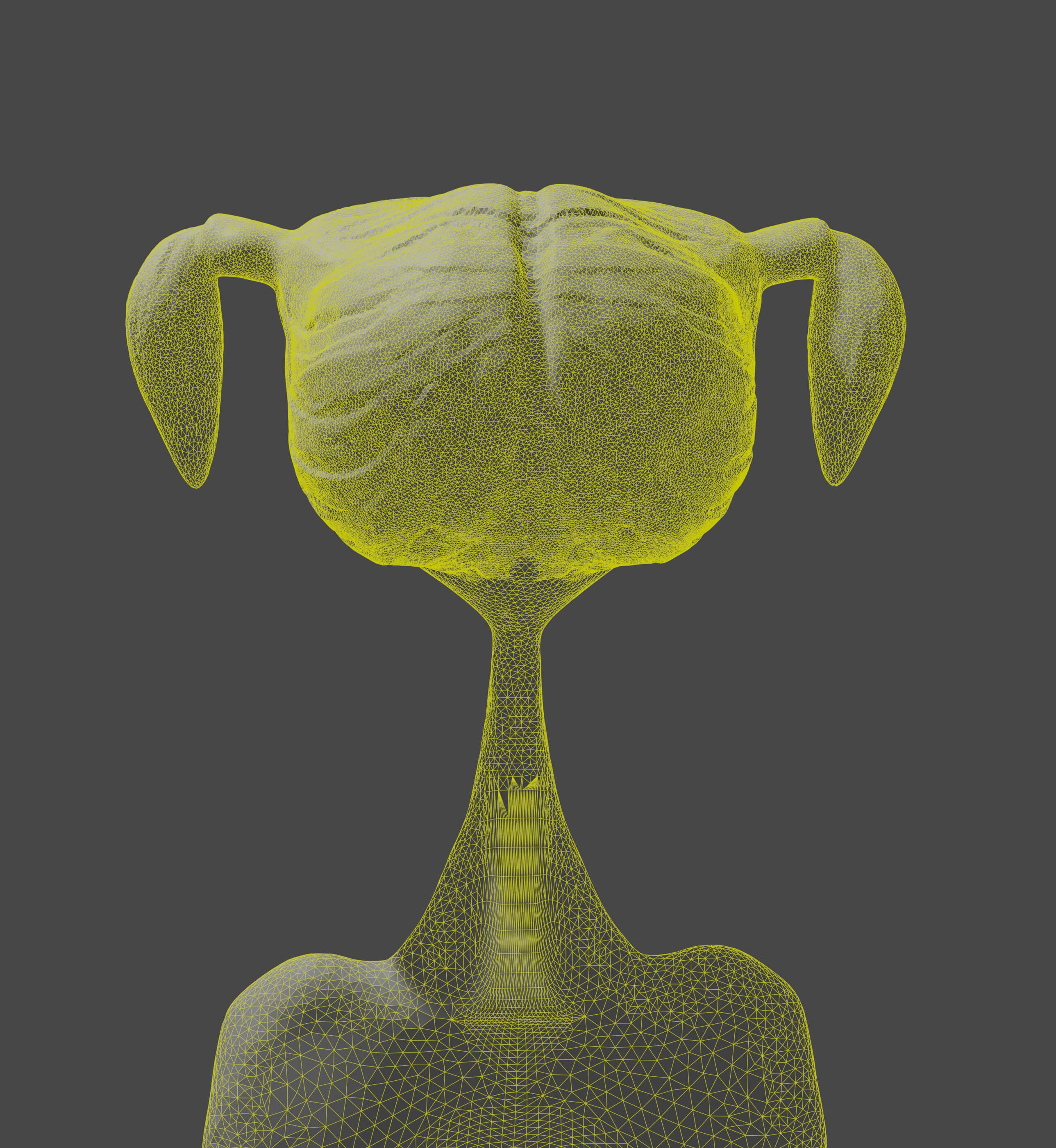 Alien Simple Female Humanoid - 3D Model by japanzanuda