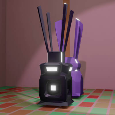 Alien Space Beacon Devices - 3D Model by japanzanuda