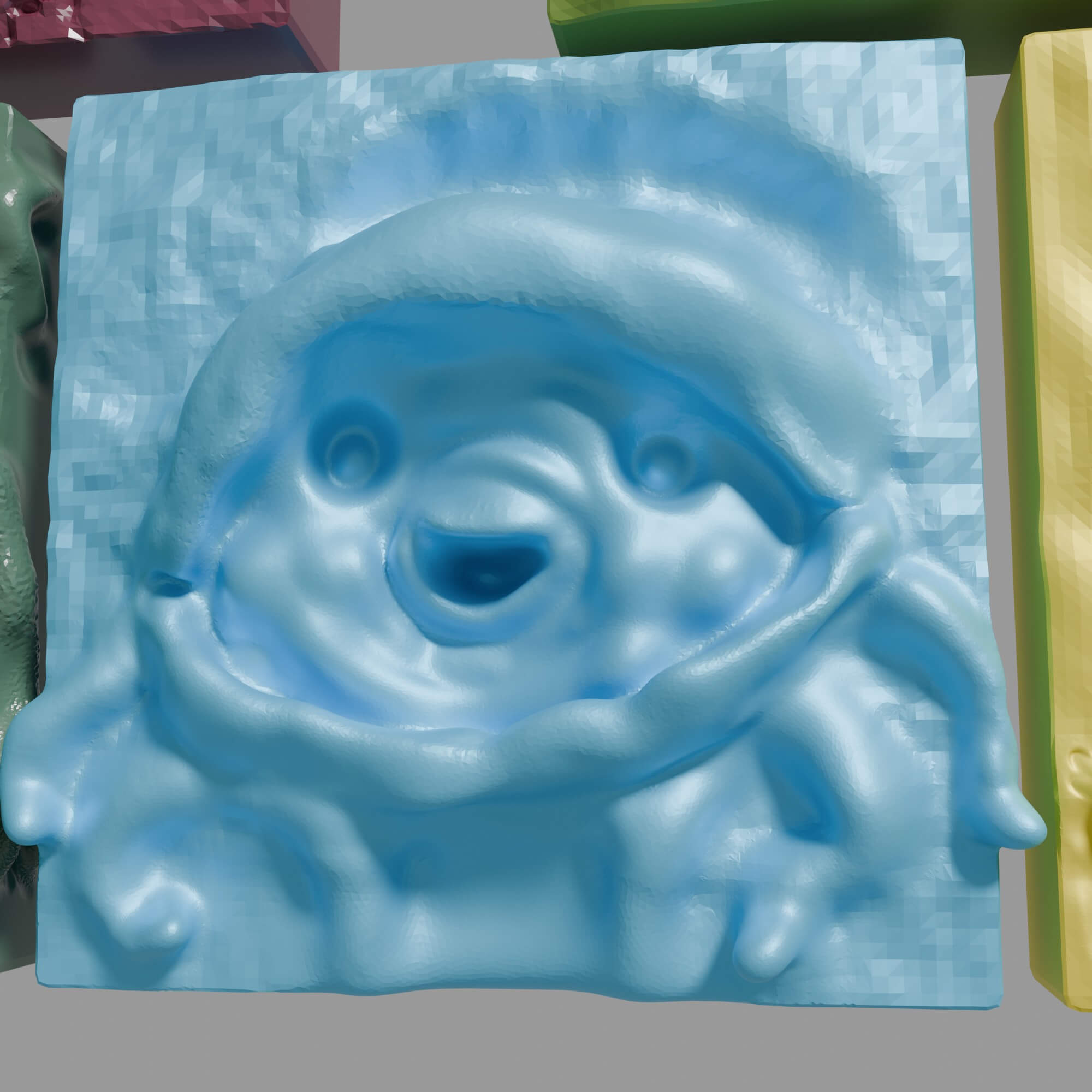 Animal and Alien Tile Set - 3D Model by japanzanuda