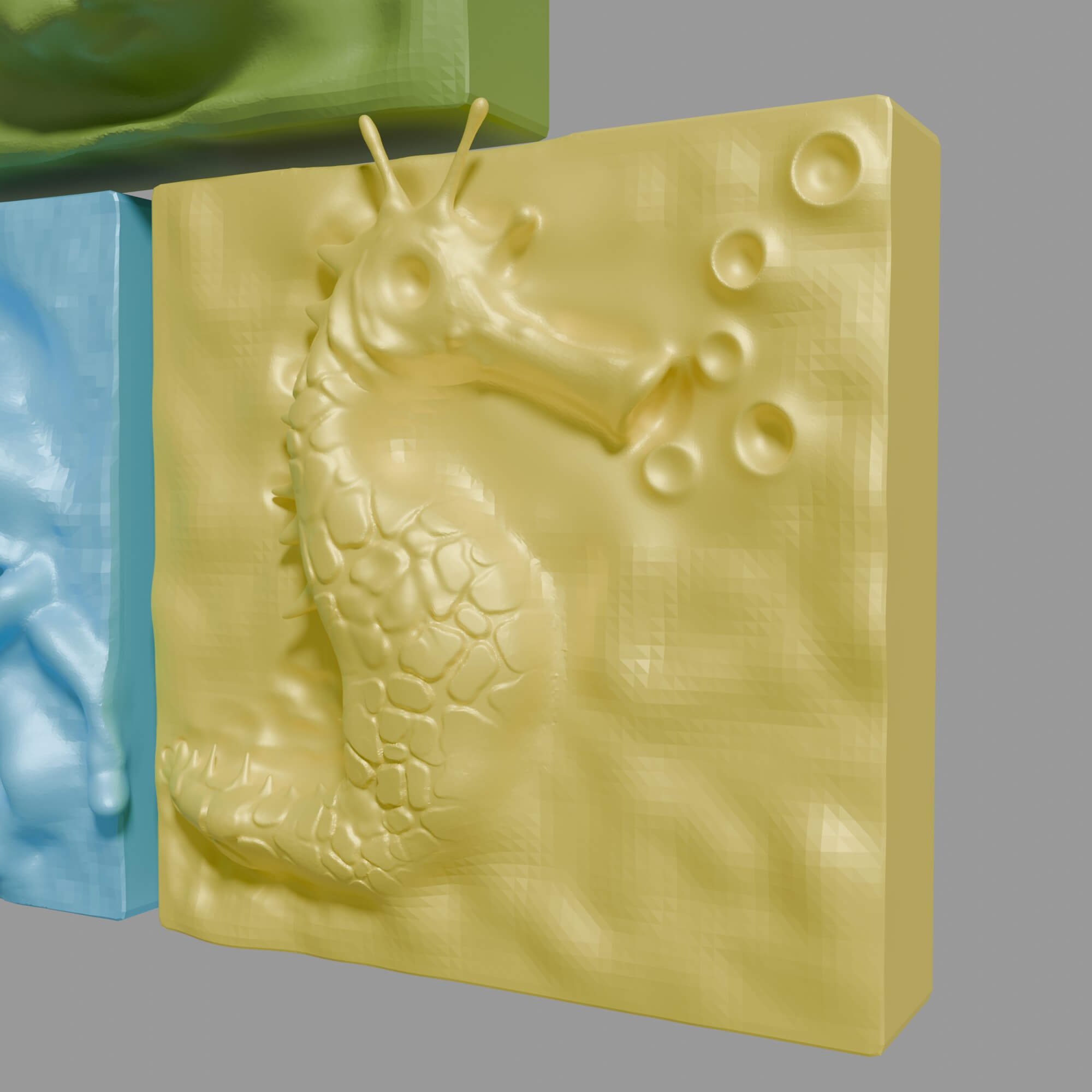 Animal and Alien Tile Set - 3D Model by japanzanuda