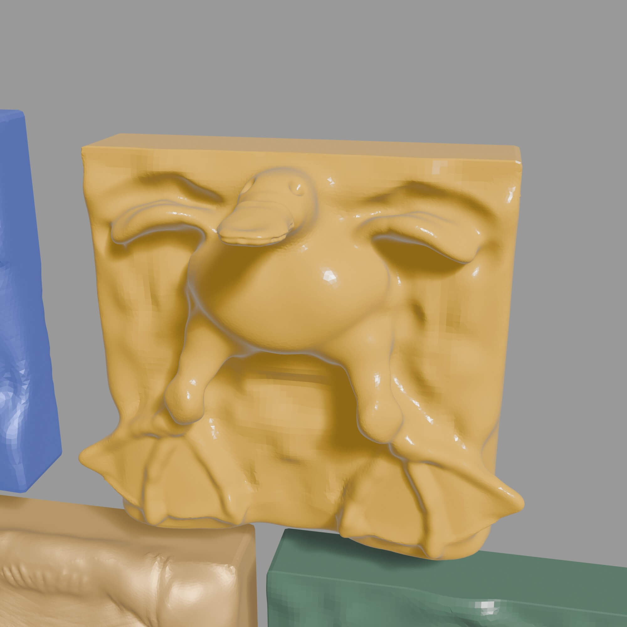 Animal and Skeleton Tile Set - 3D Model by japanzanuda