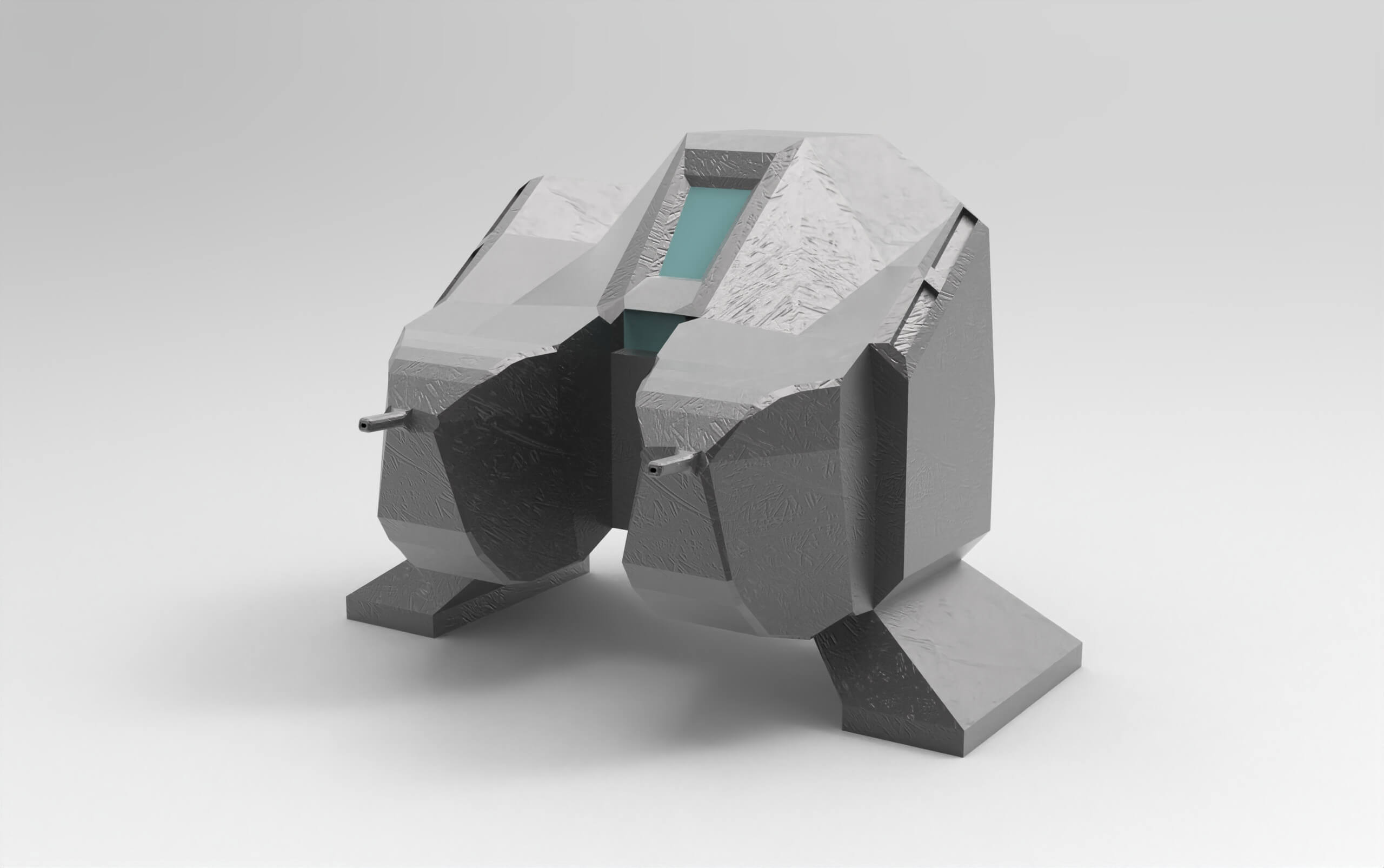 Automatic Machine Gun Turret - 3D Model by japanzanuda