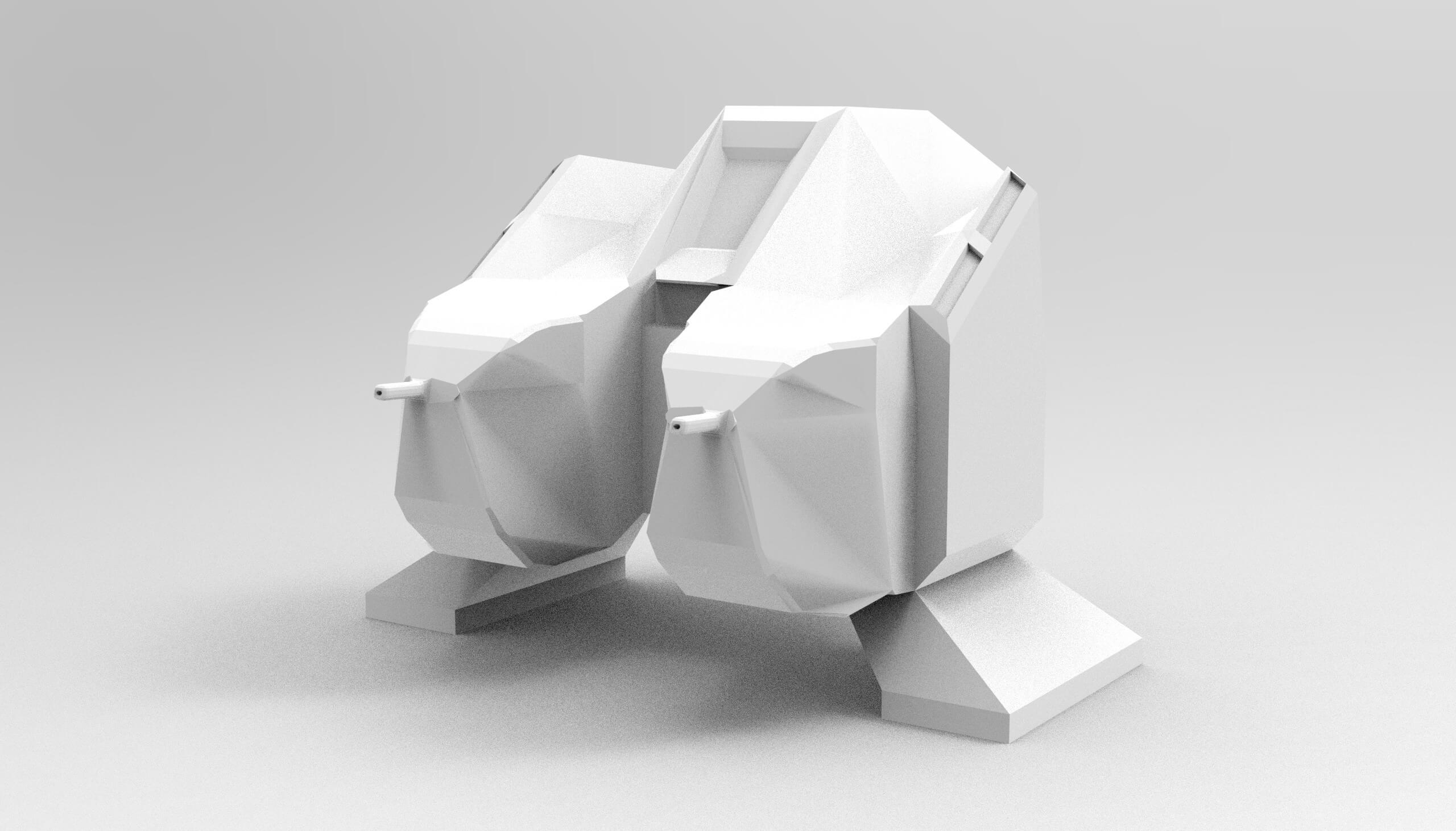 Automatic Machine Gun Turret - 3D Model by japanzanuda