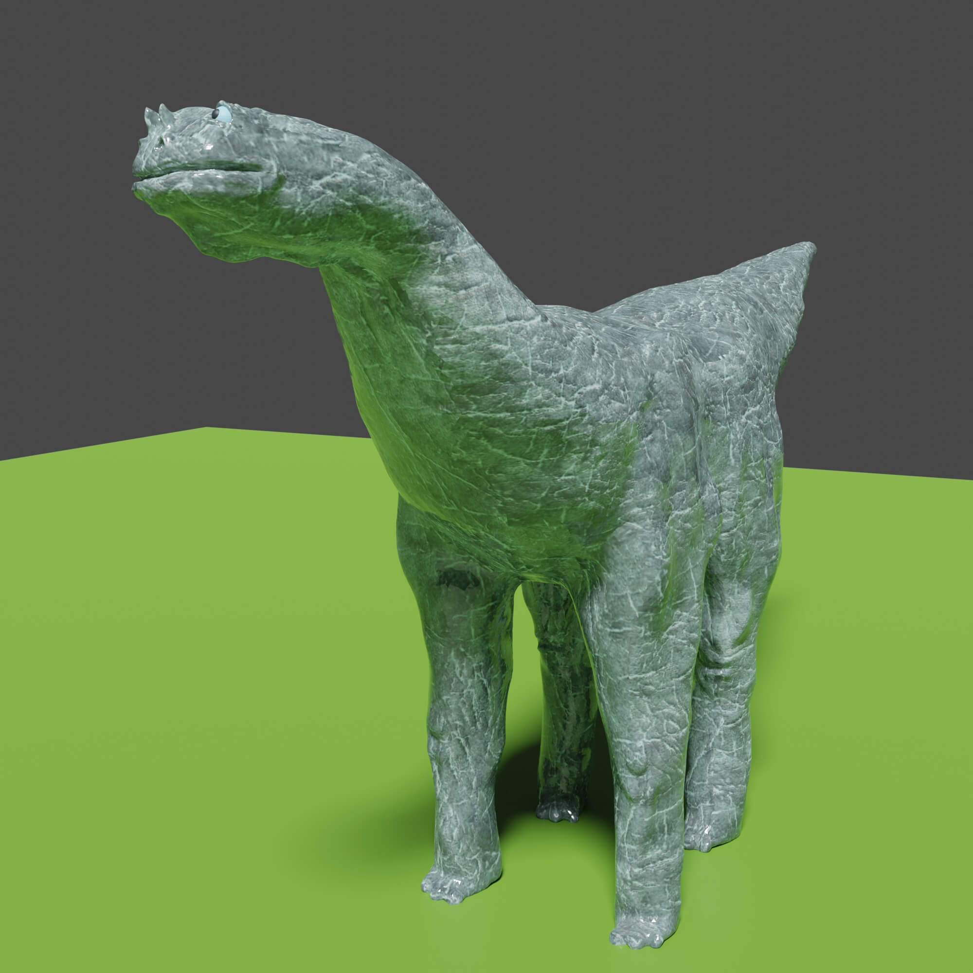 Brontosaurus or Large Ancient Lizard - 3D Model by japanzanuda