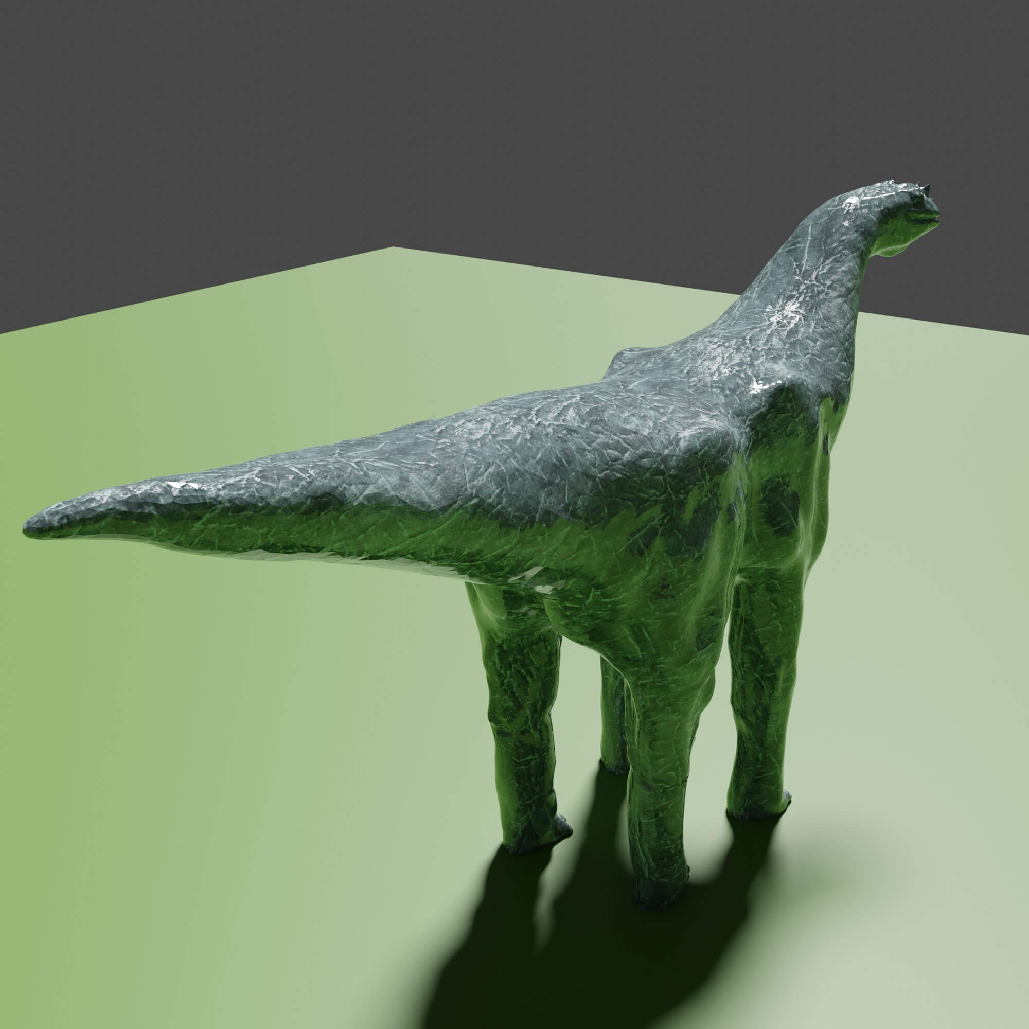 Brontosaurus or Large Ancient Lizard - 3D Model by japanzanuda