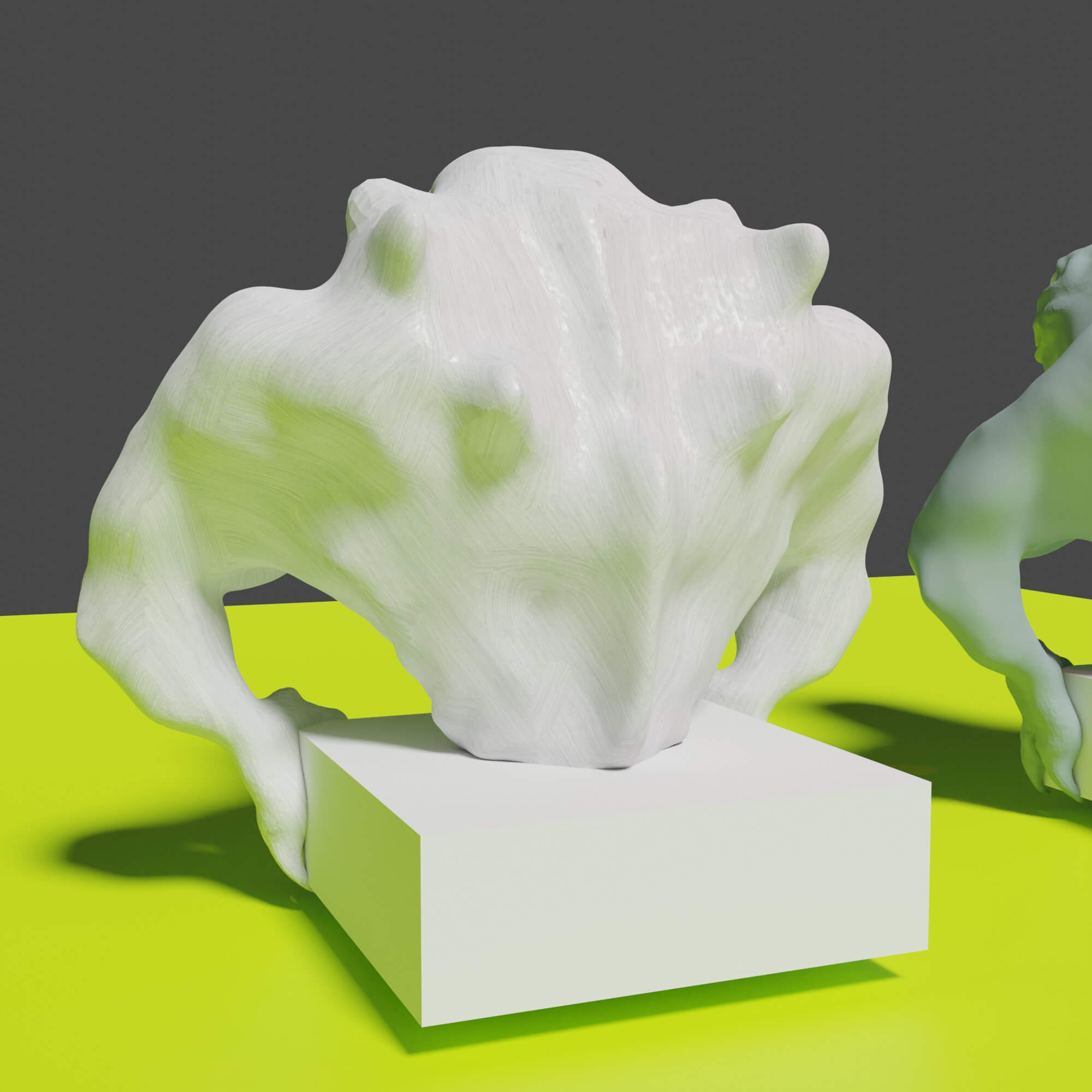 Bust or Statue of The Ancient Lizard God or Just a Lizard - 3D Model by ...