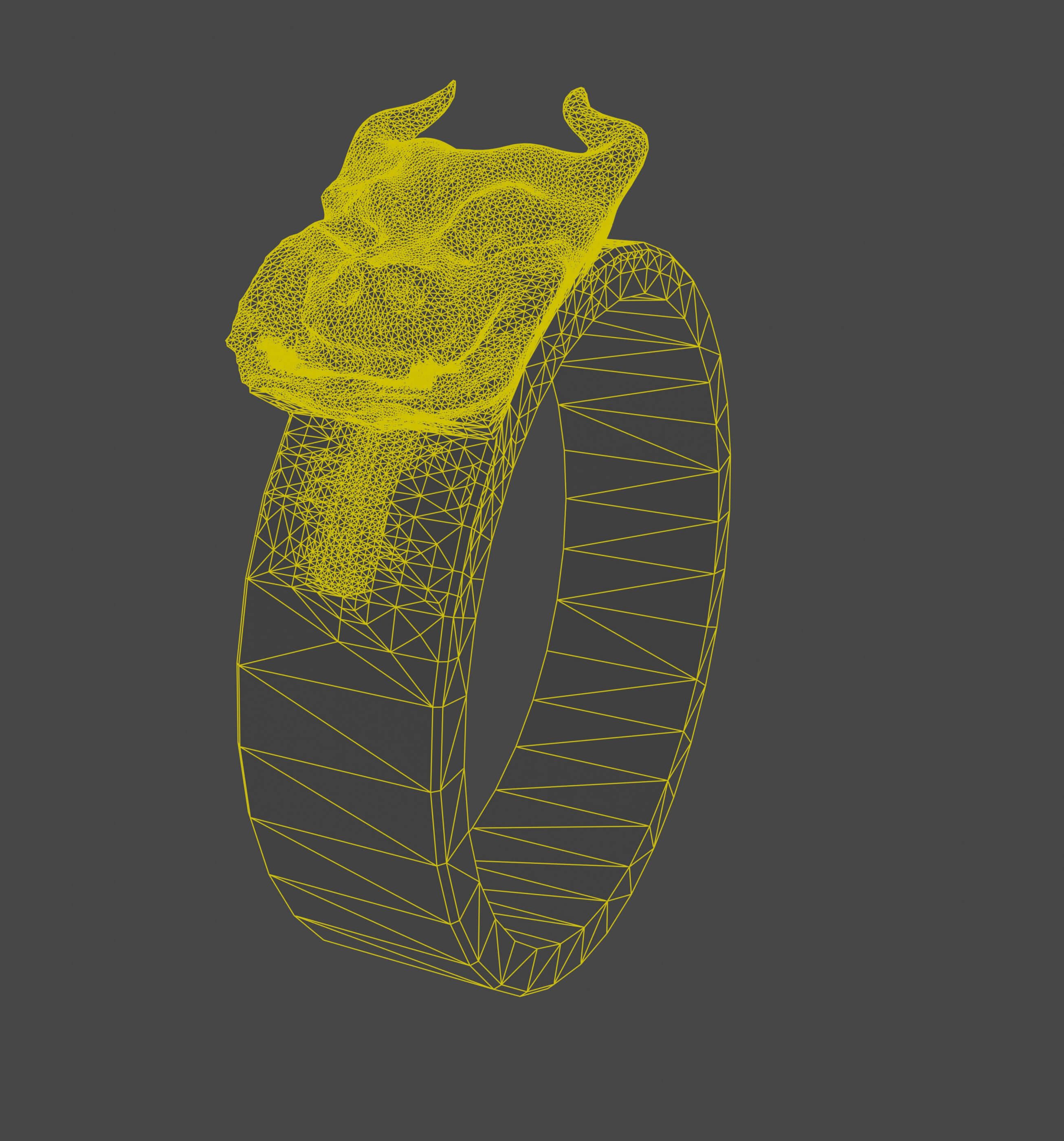 Demon Ring in Mineral - 3D Model by japanzanuda