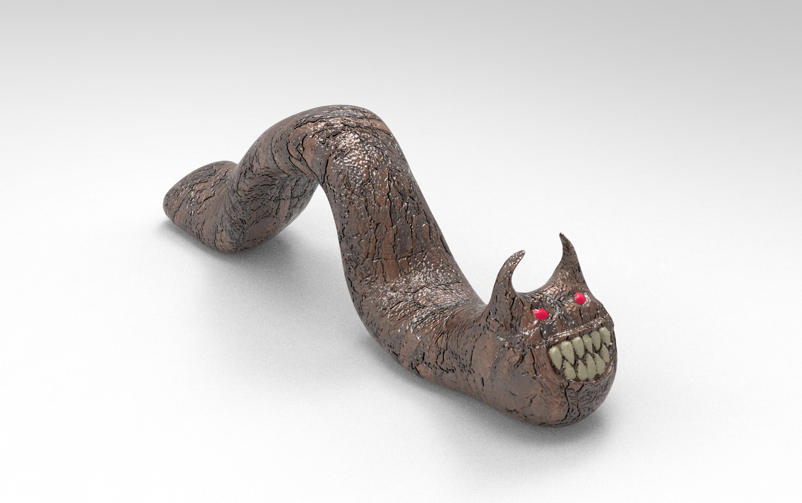 Demonic Vile Worm - 3D Model by japanzanuda