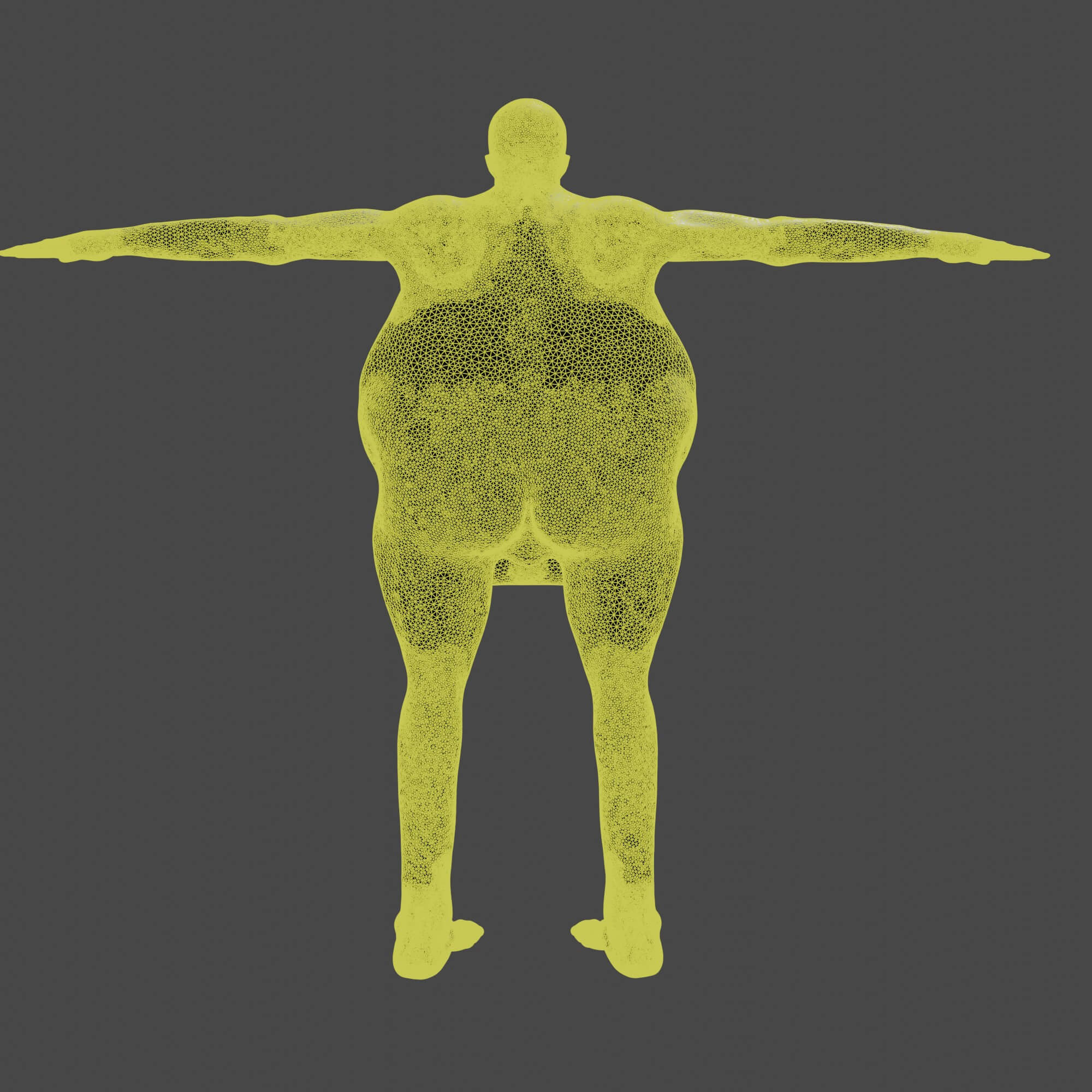 Fat Man or Anthropomorphic Character - 3D Model by japanzanuda