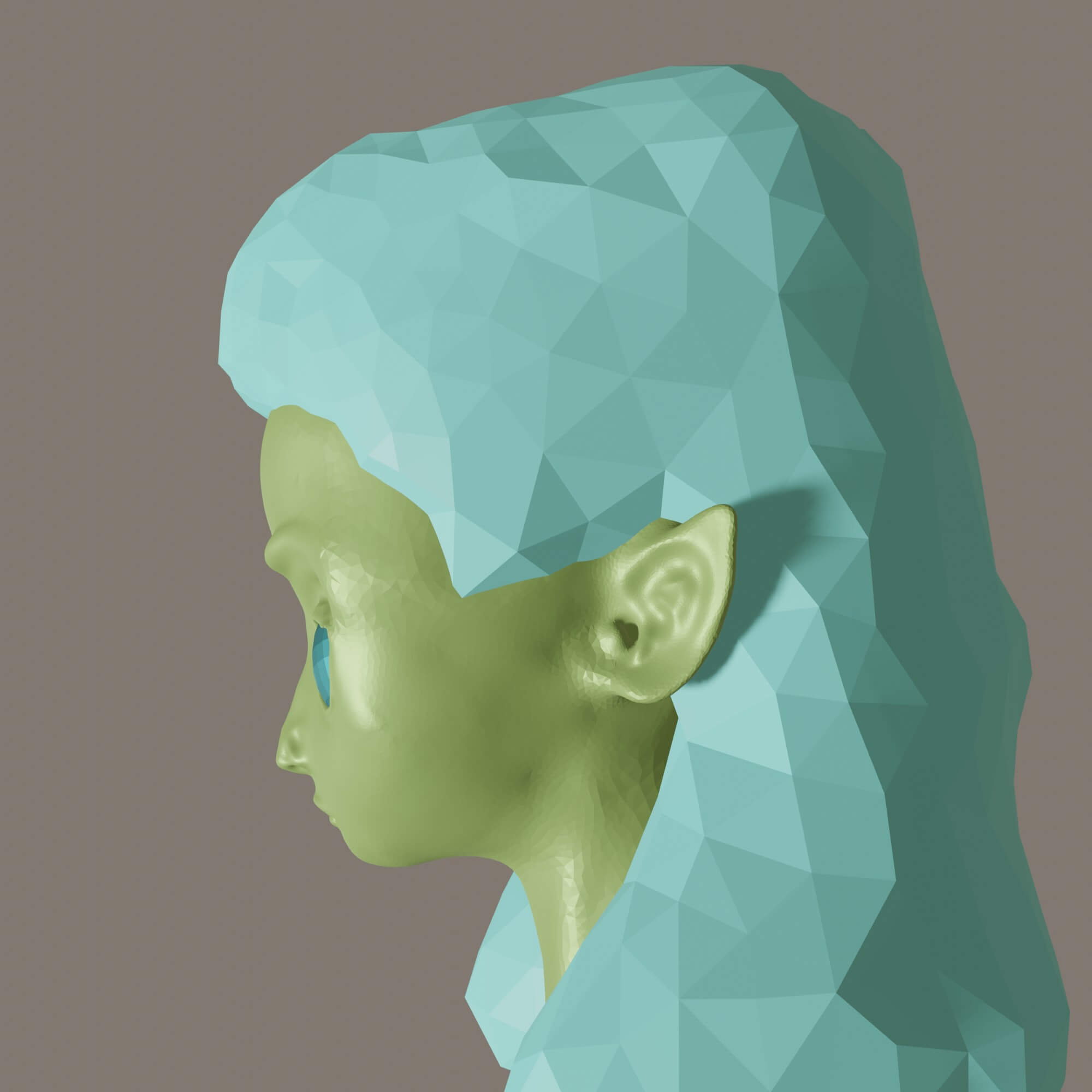 Female Alien Character - 3D Model by japanzanuda