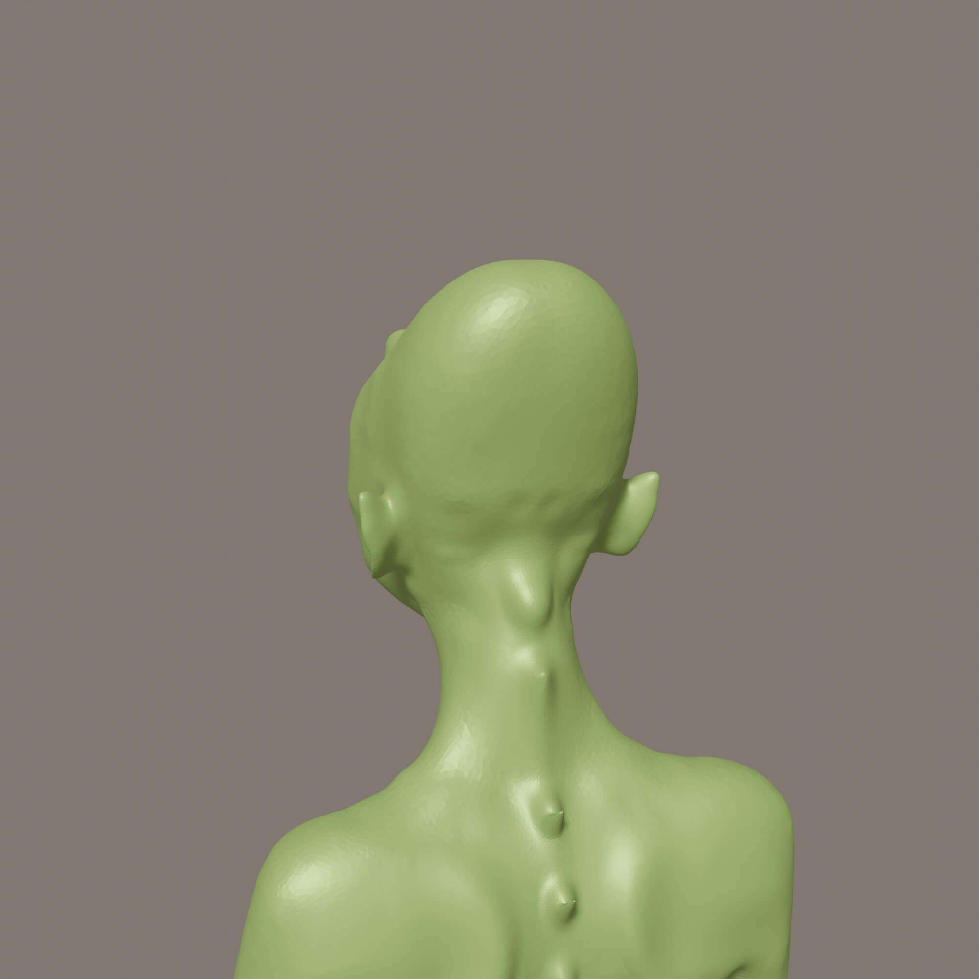 Female Alien Character - 3D Model by japanzanuda